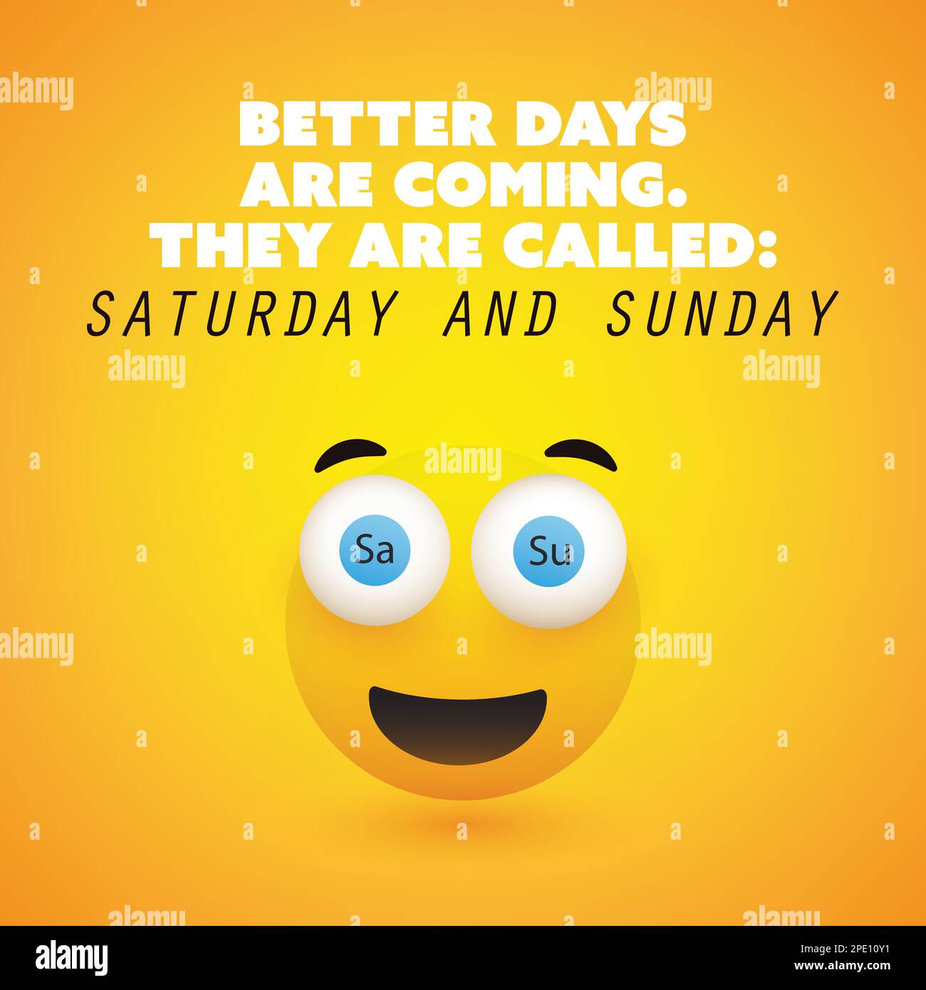 Work days out Stock Vector Images - Alamy