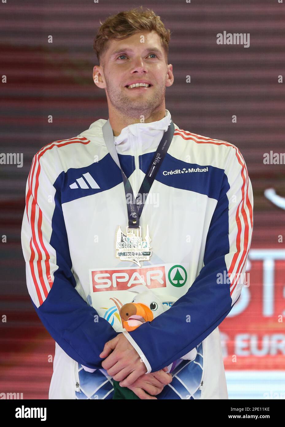 Kevin Mayer of Poland Podium Men Heptathlon during the European ...