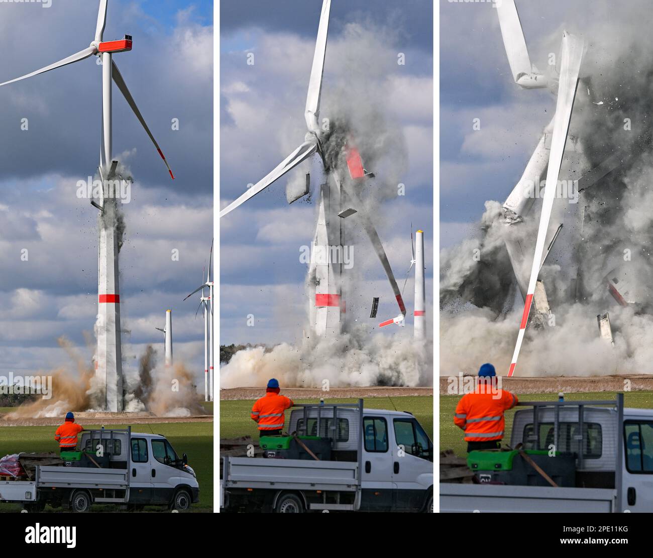 Jacobsdorf, Germany. 15th Mar, 2023. KOMBO: The three-part image combo ...