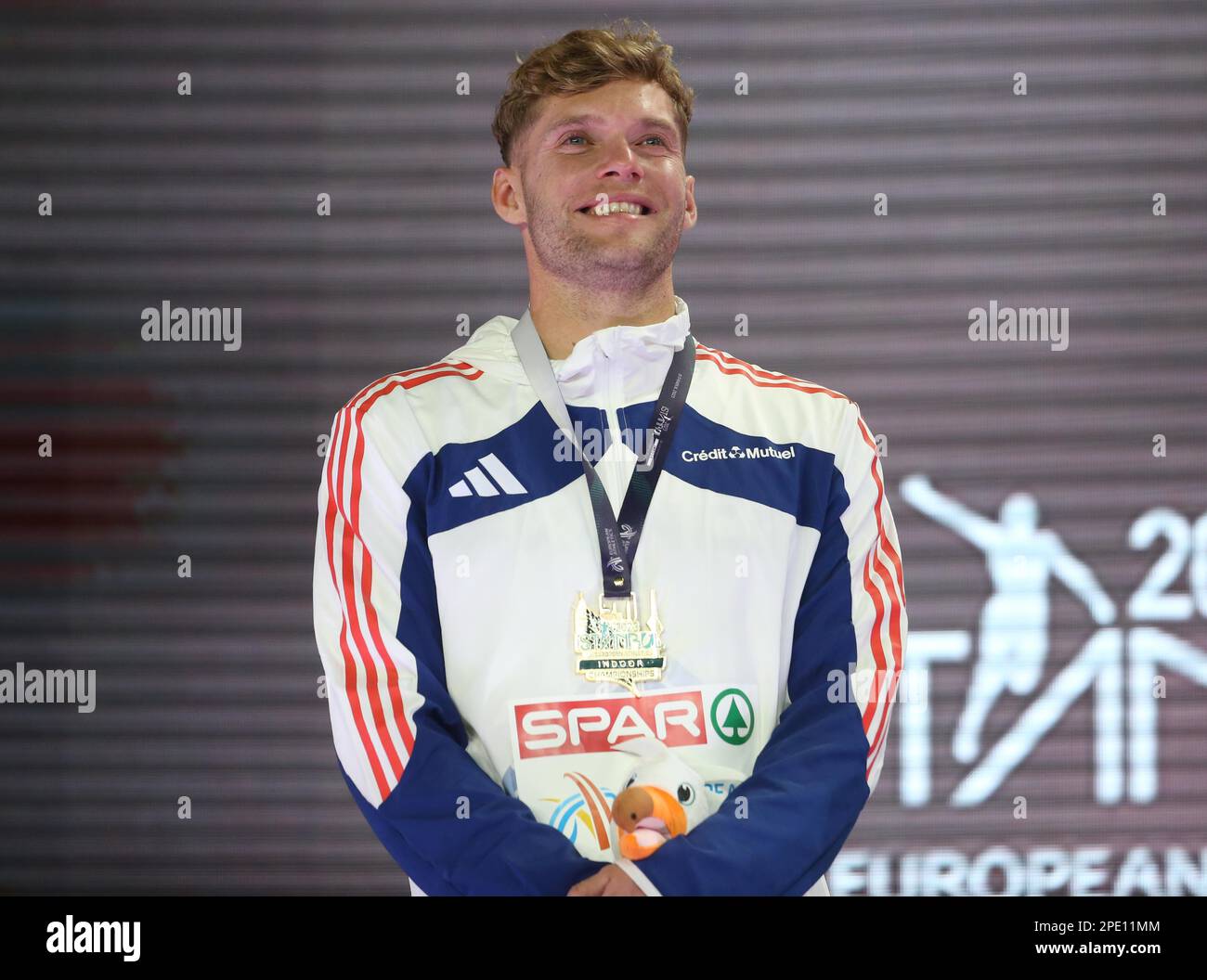 Kevin Mayer of Poland Podium Men Heptathlon during the European ...