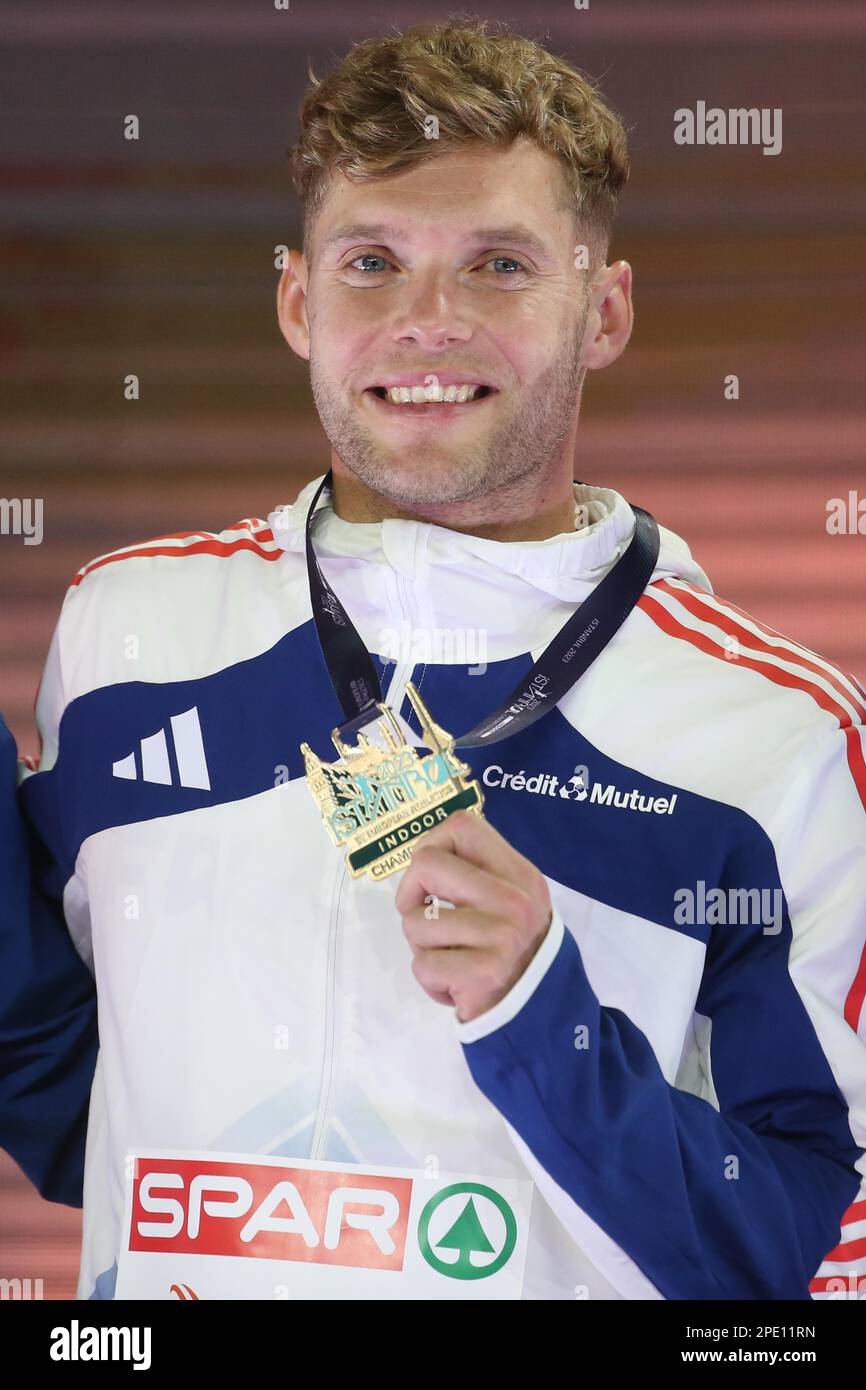 Kevin Mayer of Poland Podium Men Heptathlon during the European ...