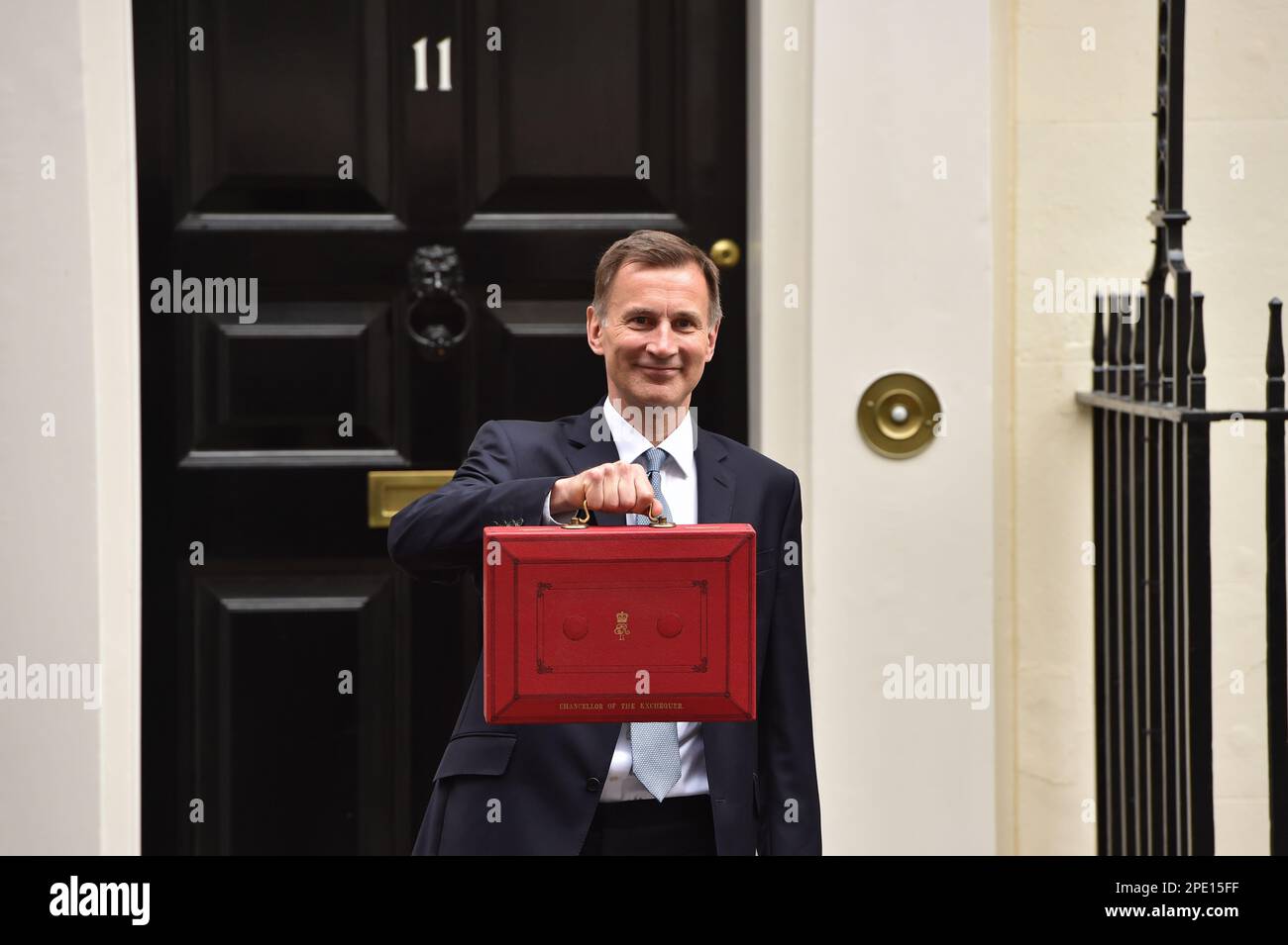 London, England, UK. 15th Mar, 2023. Chancellor of the Exchequer JEREMY ...