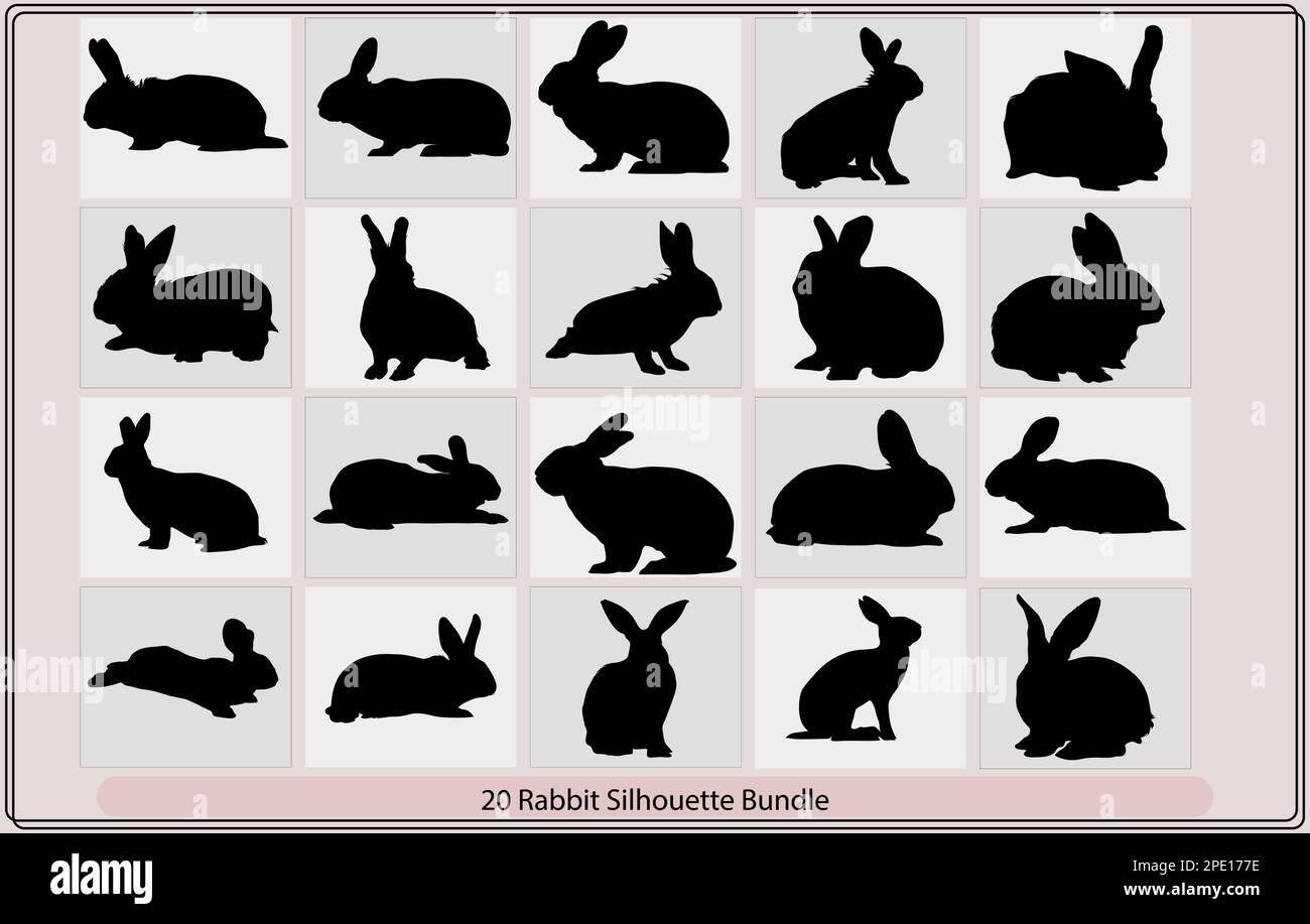 Baby with rabbits Stock Vector Images - Alamy