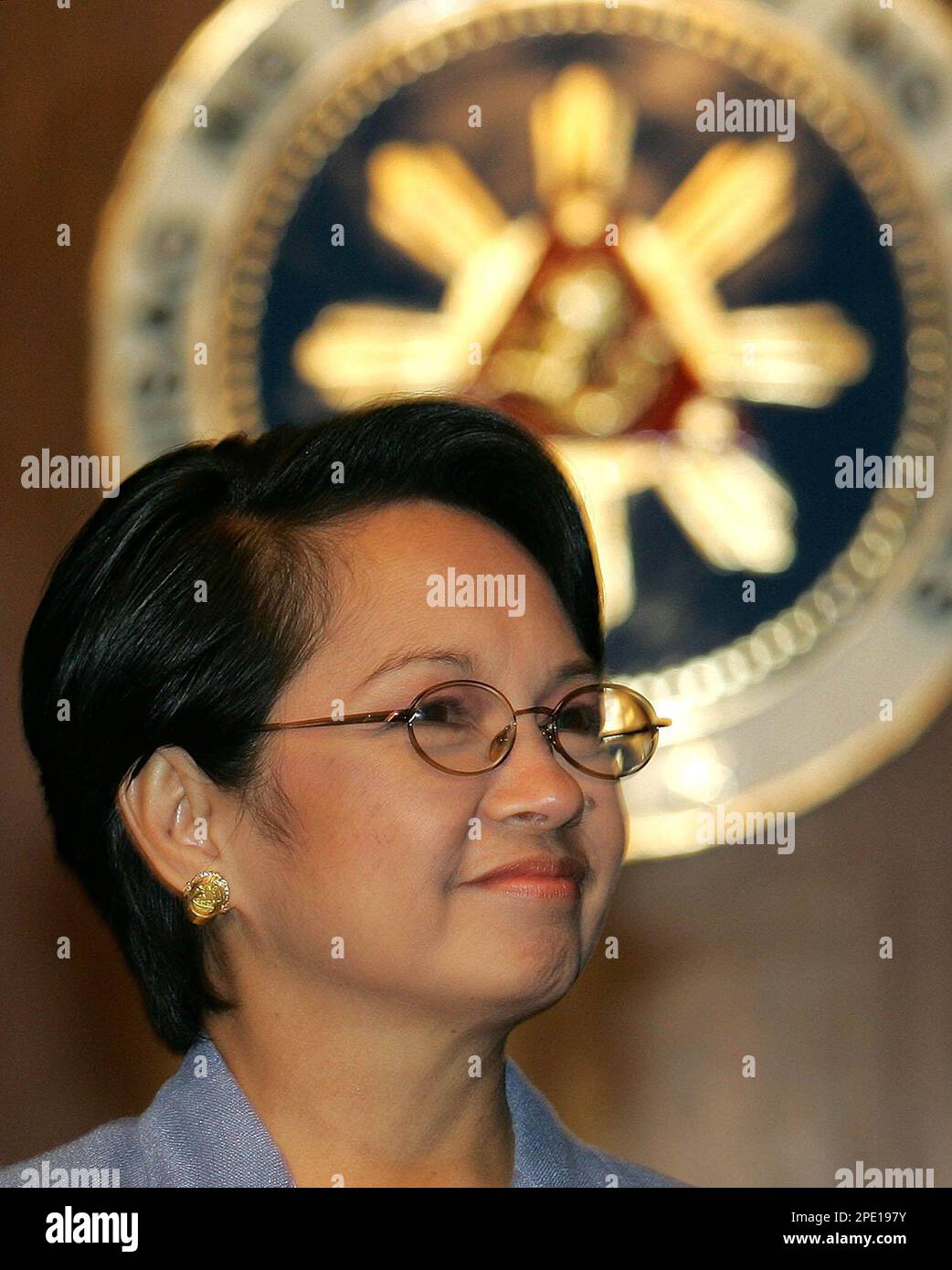 Gloria Macapagal Arroyo Black And White