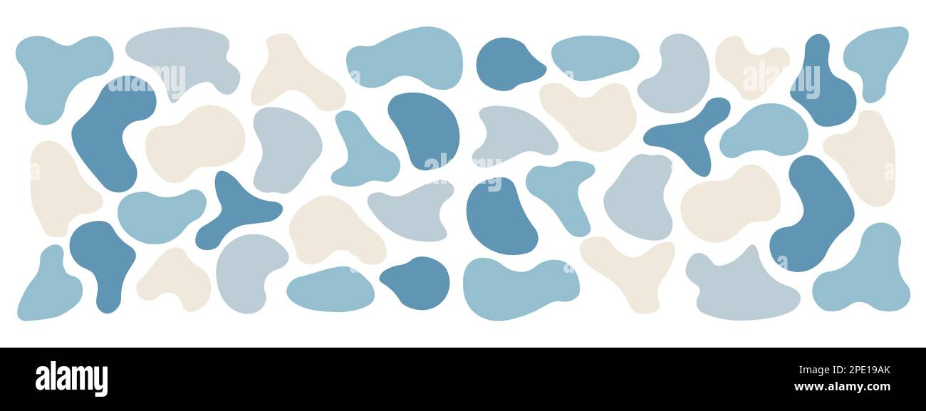 Organic blobs set icon. Random shapes cube drop Stock Vector Image & Art - Alamy