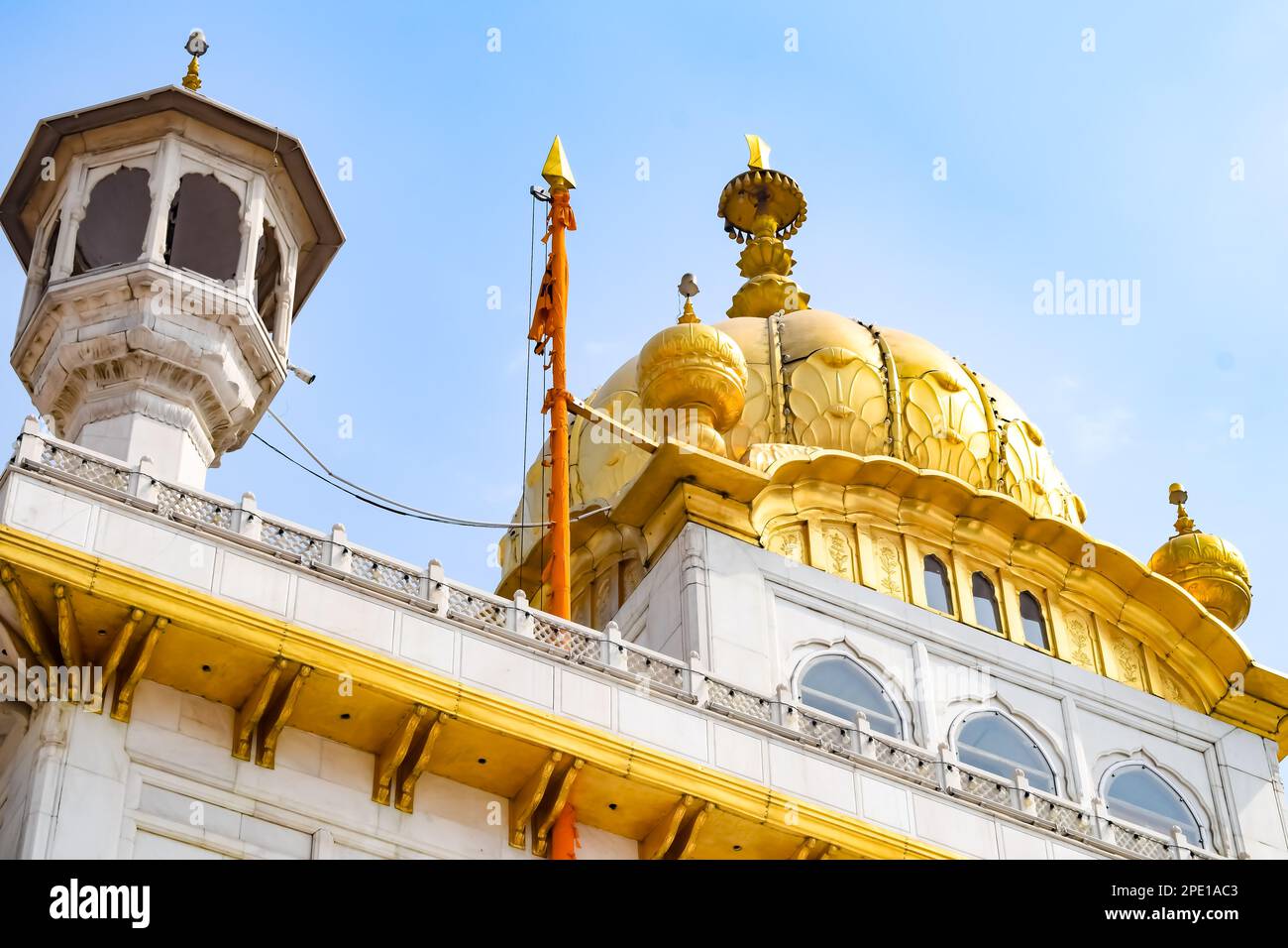 View of details of architecture inside Golden Temple (Harmandir Sahib ...