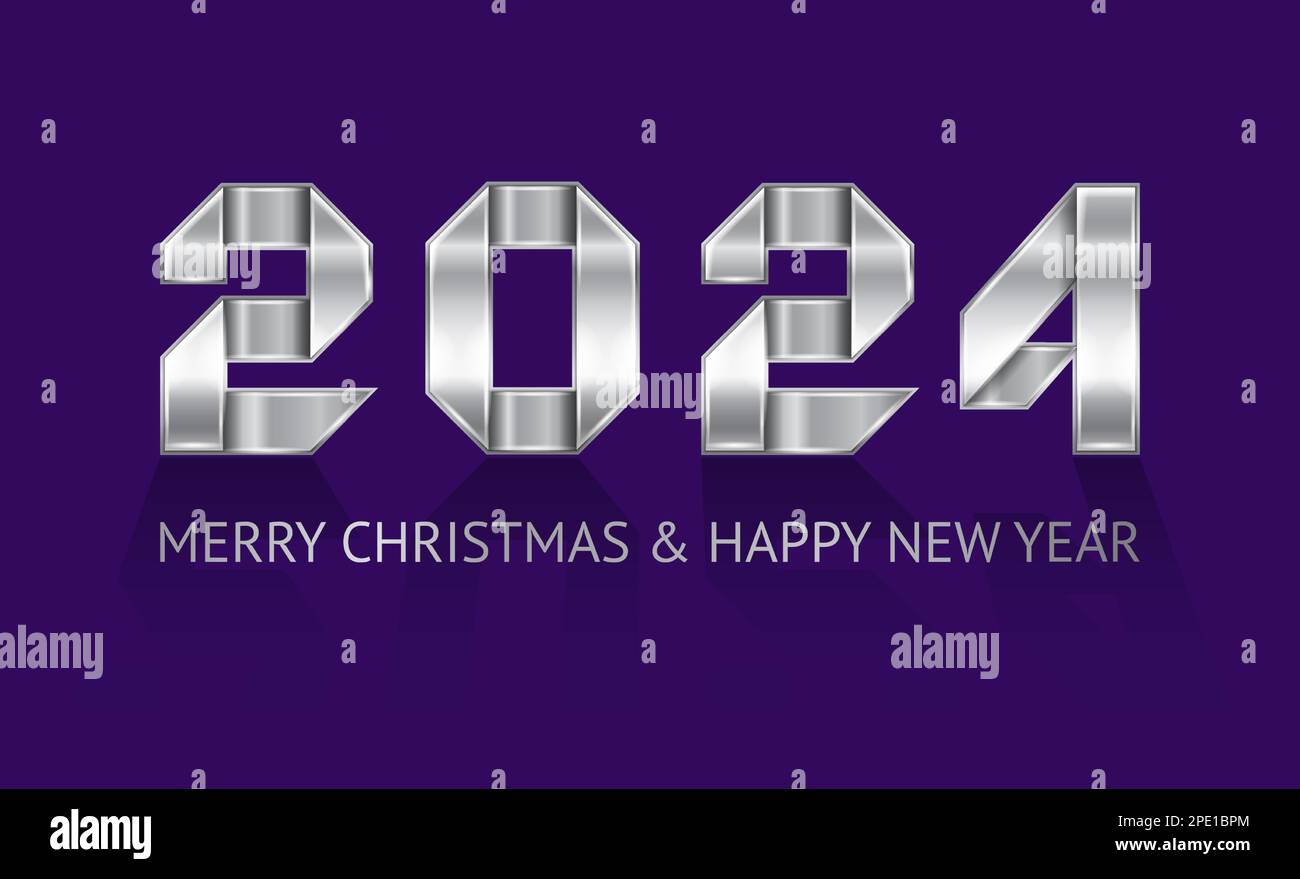 Happy new year greeting 2024 Stock Vector Images - Alamy