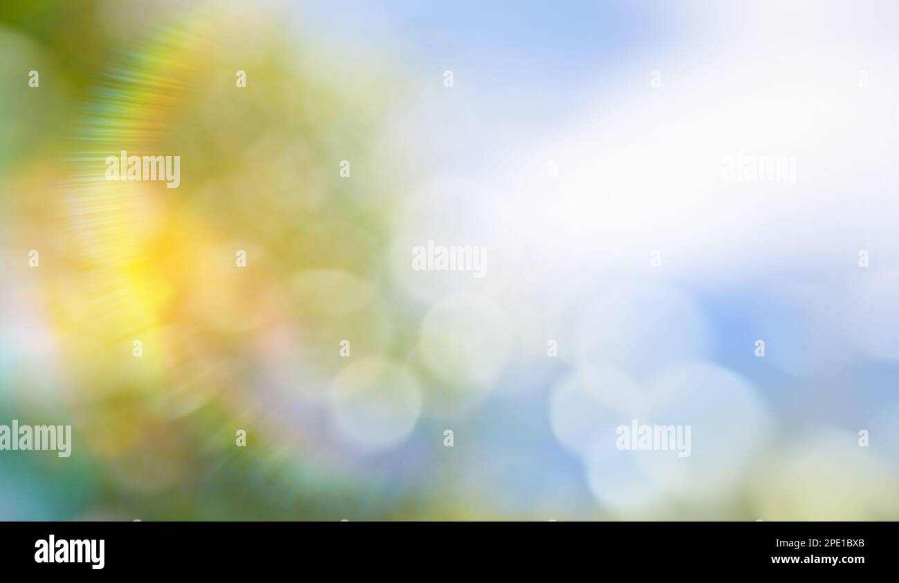 abstract art Blurred Spring or Summer Nature Background Stock Photo - Alamy
