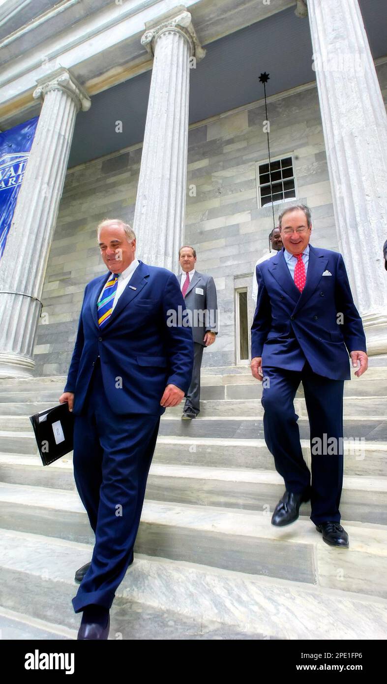 Robert I. Toll, right, chairman and CEO of Toll Brothers, and ...