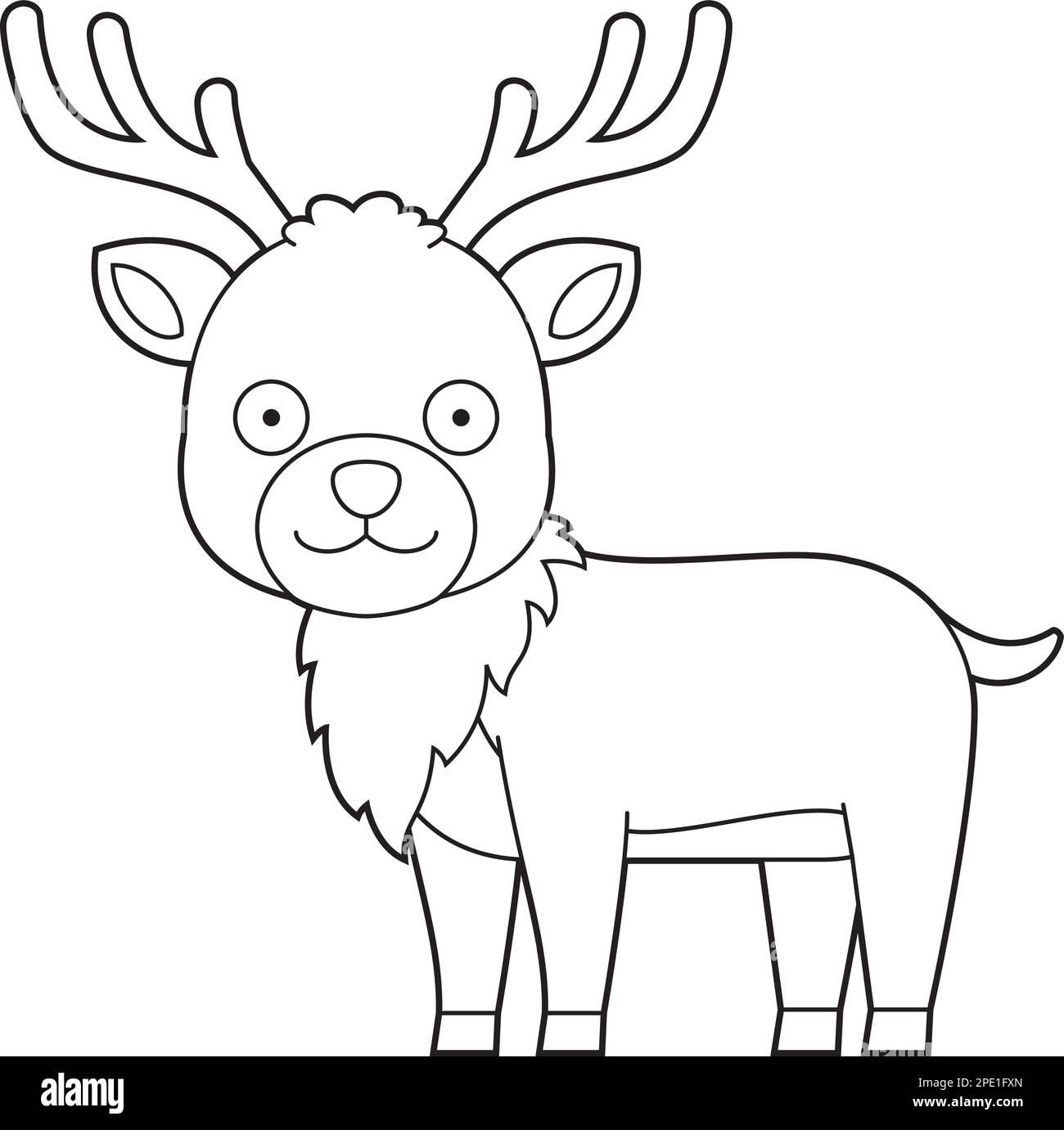 Reindeer Clip Art Black And White Reindeer Clipart Images – Browse