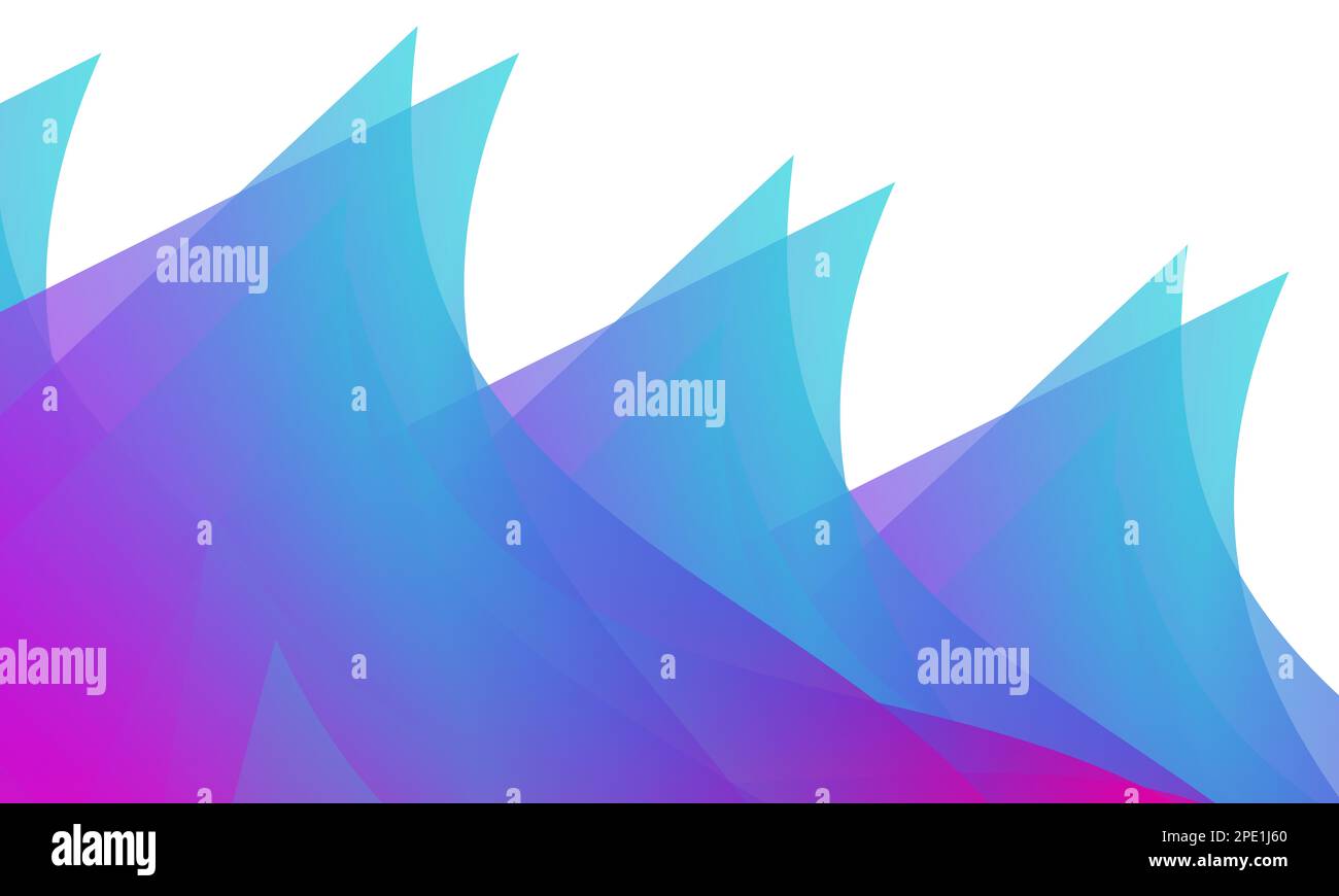 Abstract background with blue and pink waves Stock Photo - Alamy