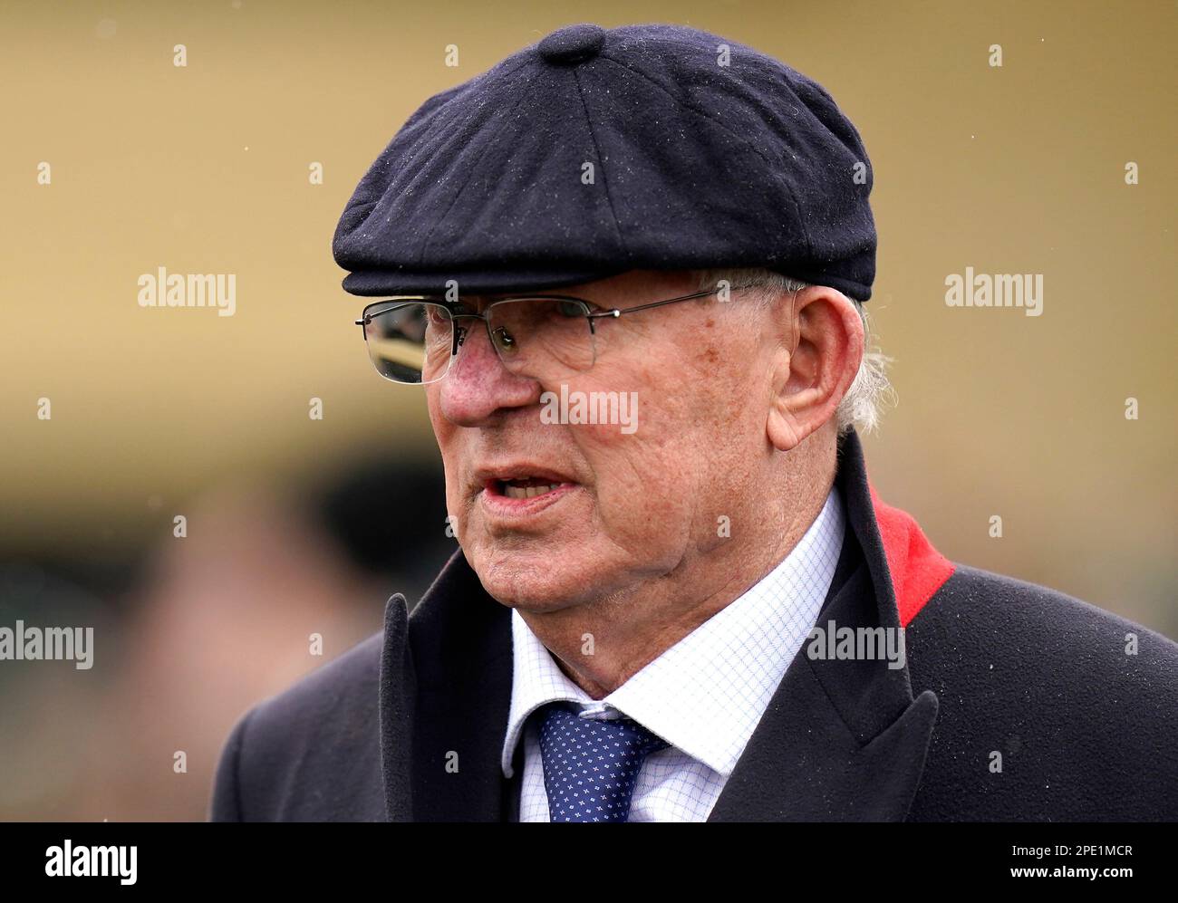 Sir Alex Ferguson in the parade ring after the Ballymore Novices ...