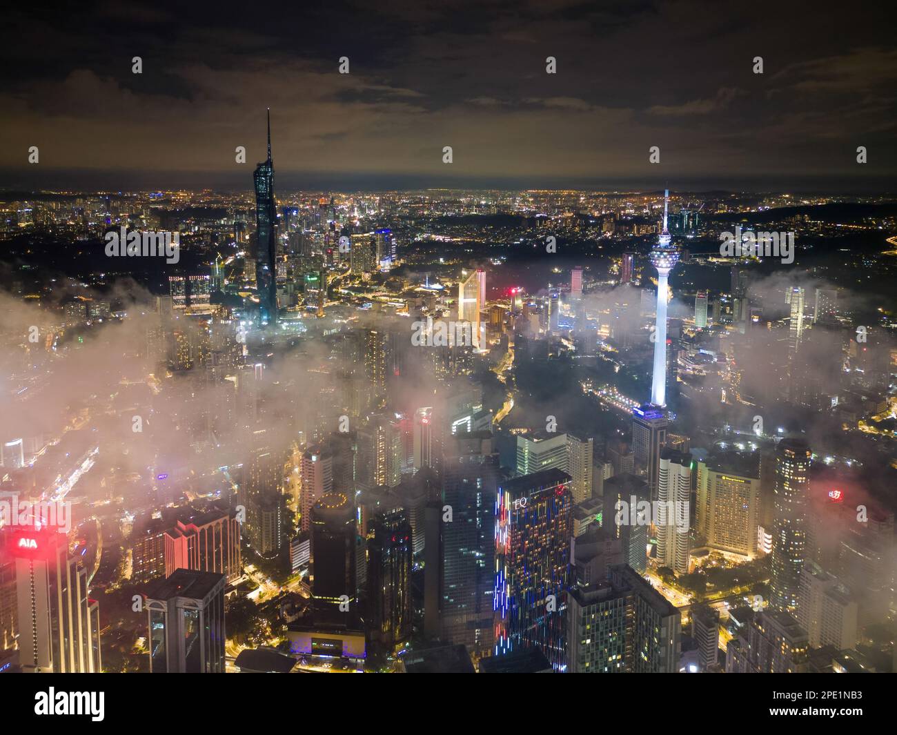 Bukit Bintang, Kuala Lumpur, Malaysia - Nov 12 2022: The view of the ...