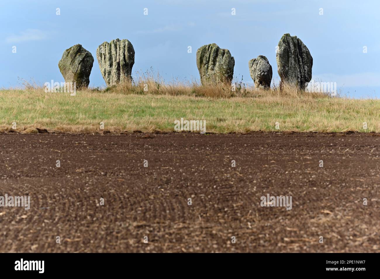 Duddo Five Stones, stone circle, also known by other names including, 'The Singing Stones', 'The ...