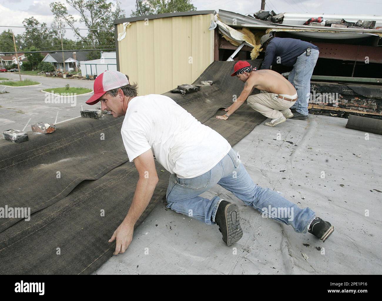 Dwayne Conrad, left, Douglas Brooks, center, and Keanest Gantt, right ...