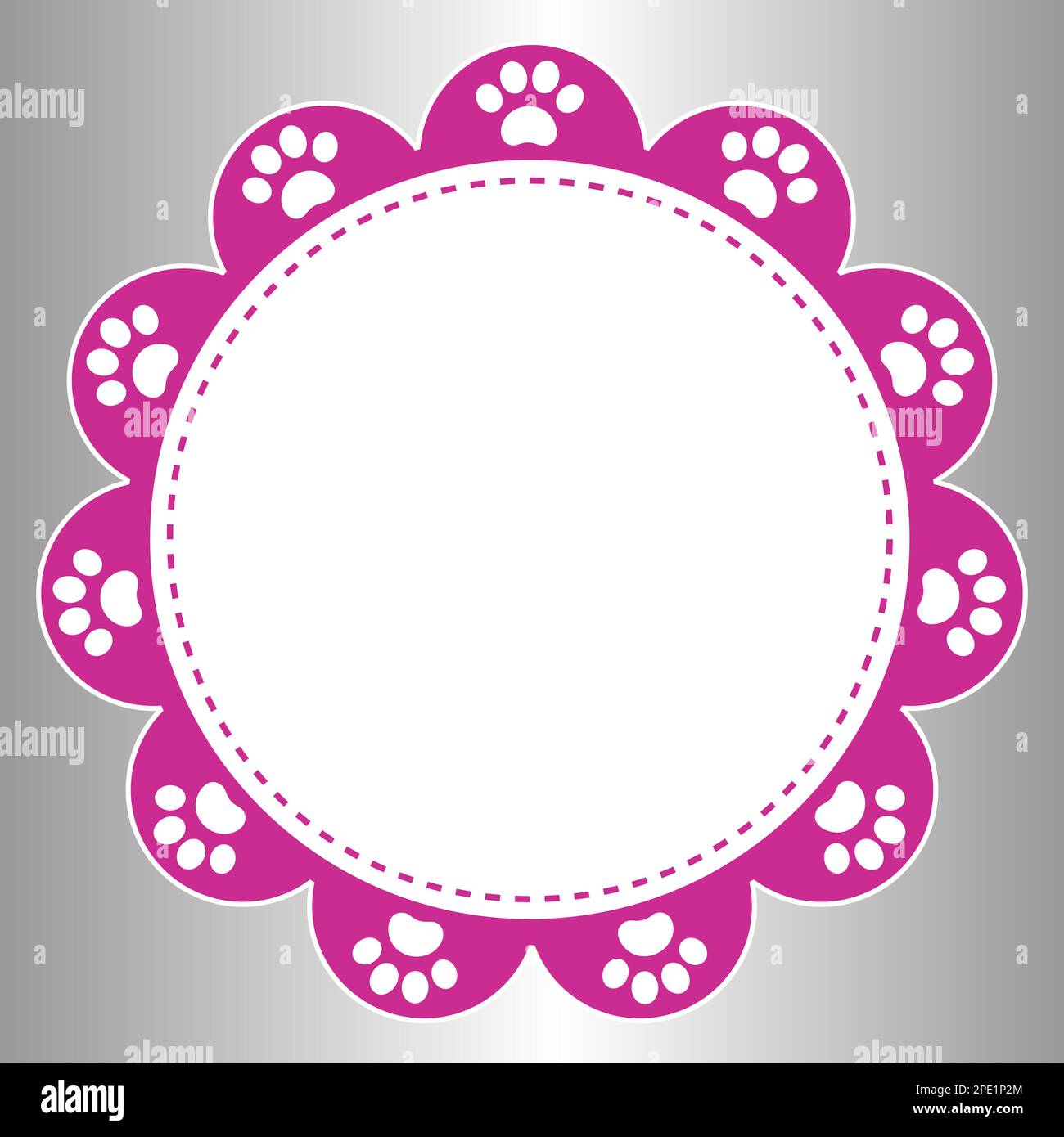 Pink animal border hi-res stock photography and images - Alamy