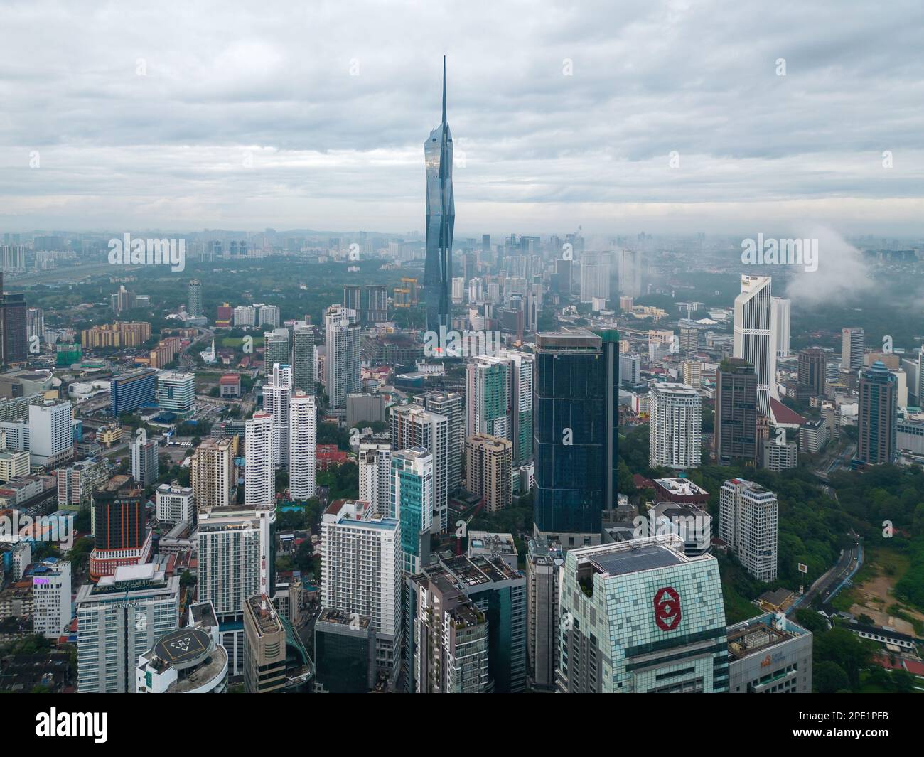 Bukit Bintang, Kuala Lumpur, Malaysia - Dec 02 2022: Aerial view ...