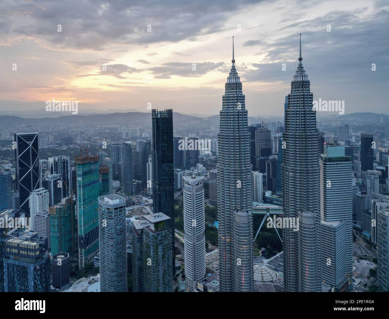 Bukit Bintang, Kuala Lumpur, Malaysia - Dec 25 2022: The city's iconic ...