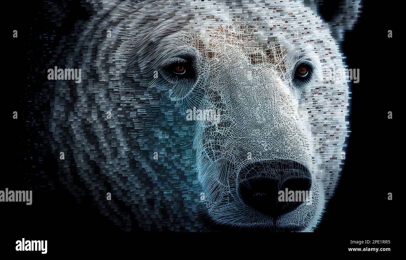 Polar bear digital art hi-res stock photography and images - Alamy