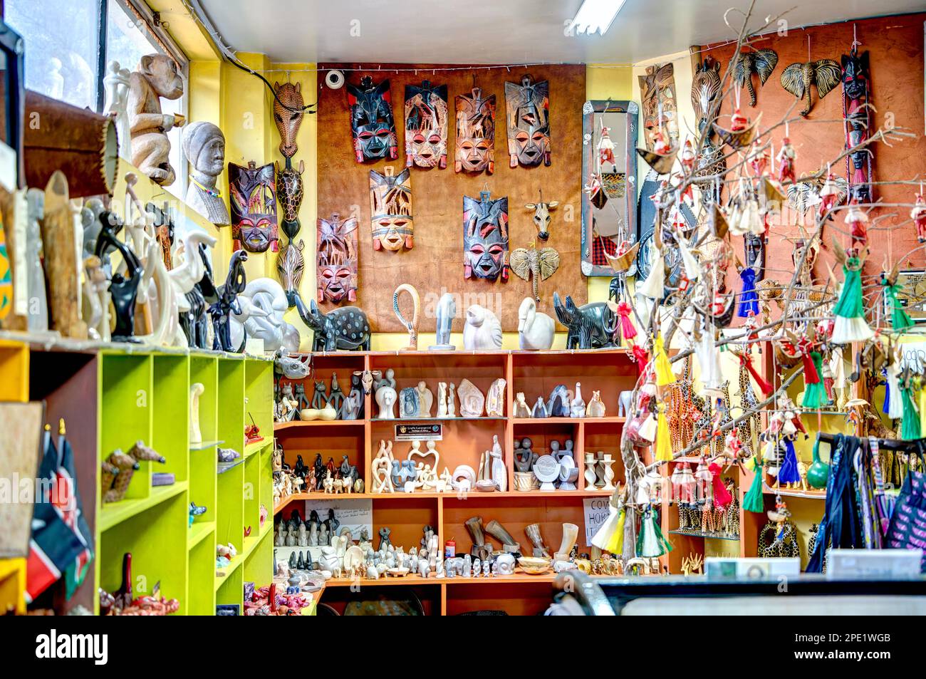 Crafts in Kenya Stock Photo - Alamy