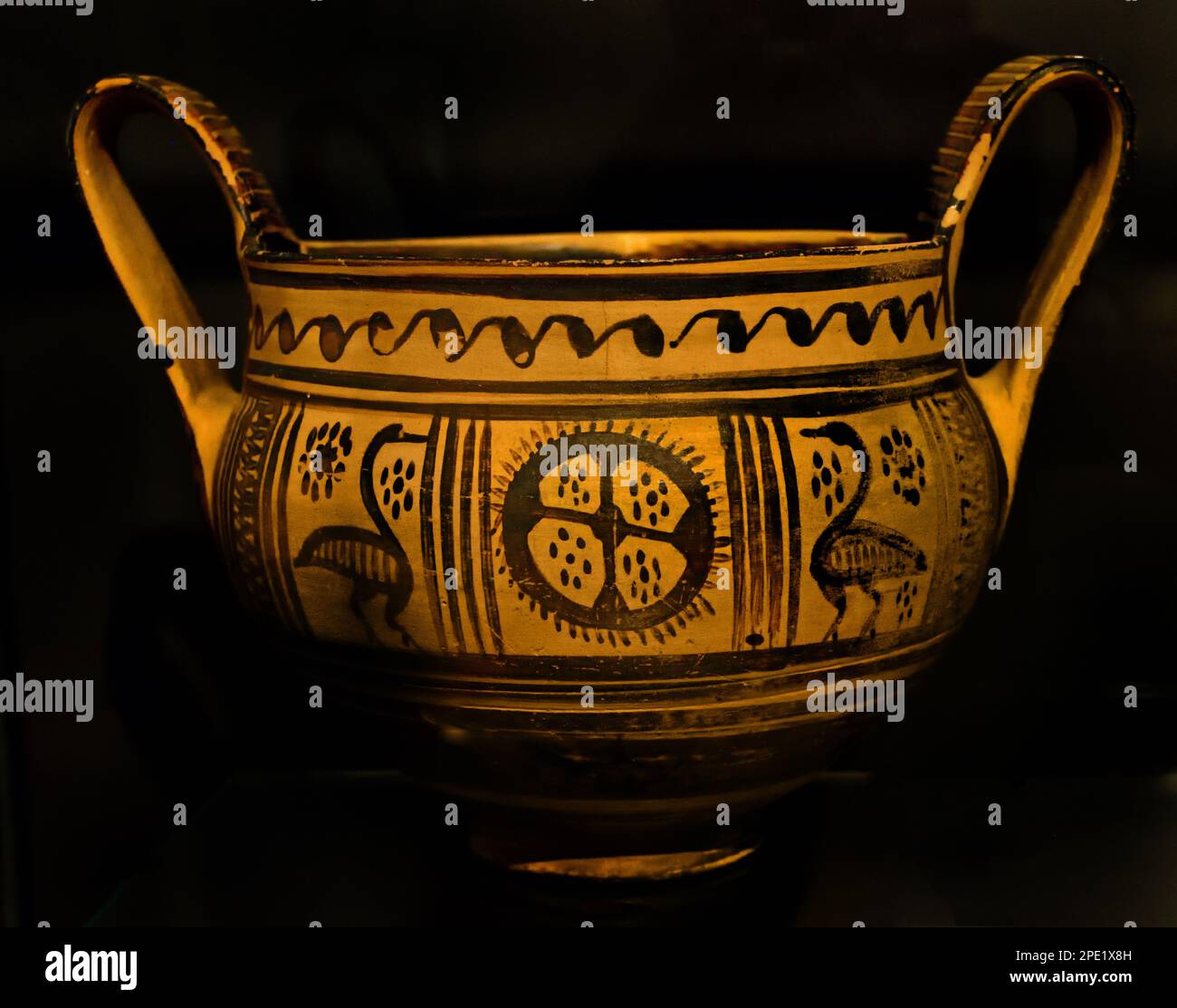 Kantharos Attic vase 750-735 BC Late Geometric period 760-700 BC ...