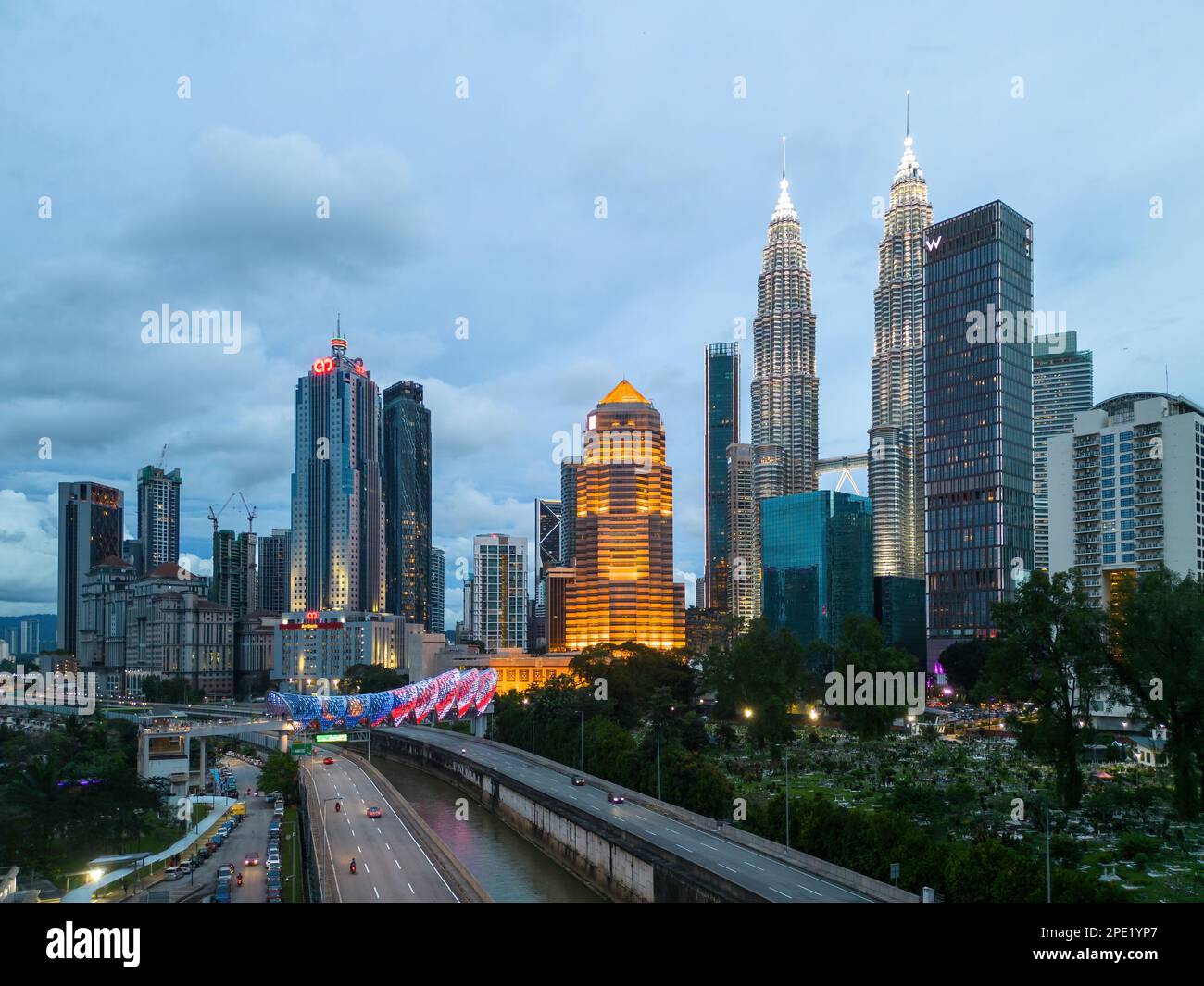 Bukit Bintang, Kuala Lumpur, Malaysia - Dec 03 2022: Pintasan Saloma ...