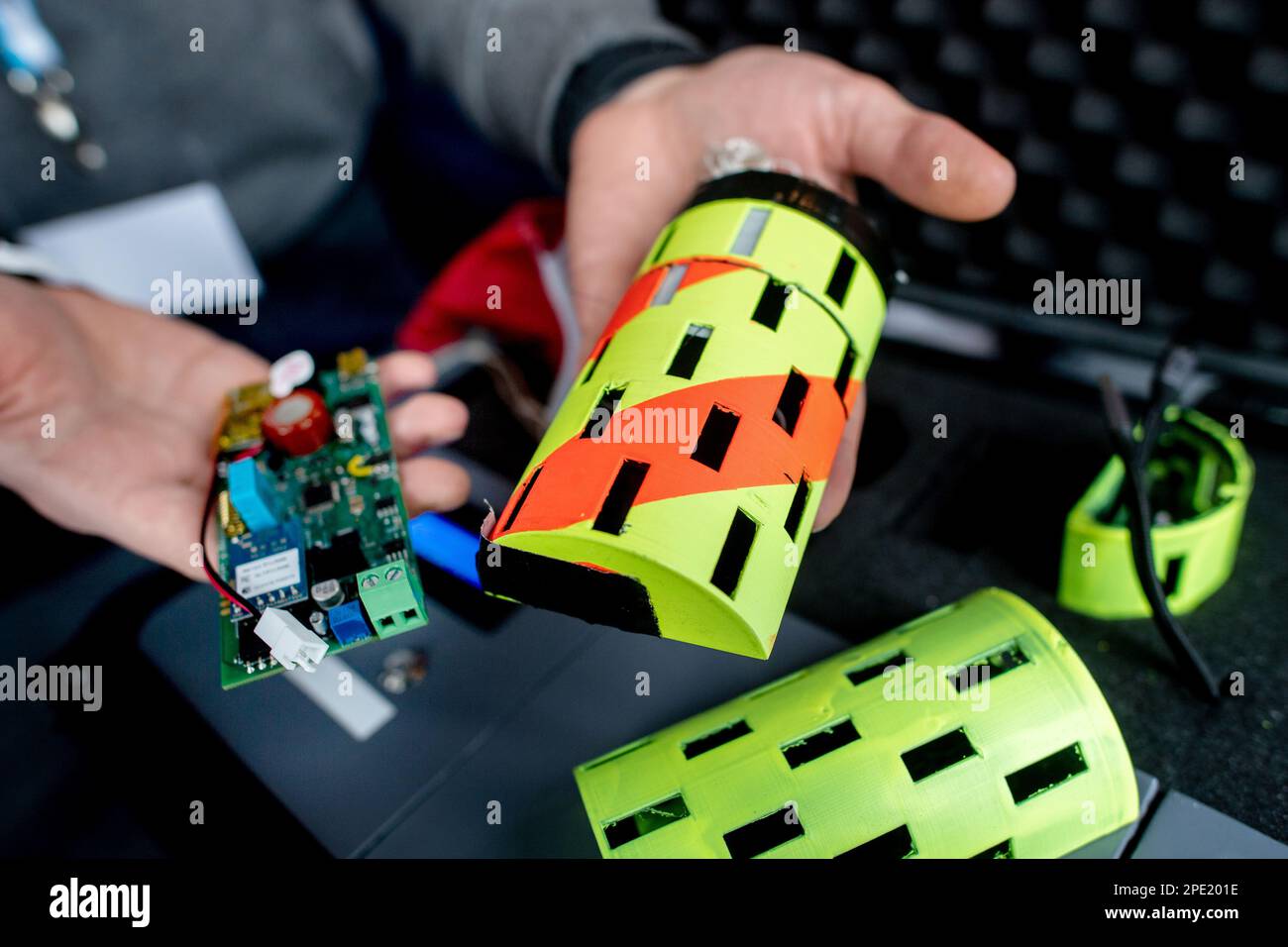 15 March 2023, Lower Saxony, Rotenburg (Wümme): A participant from the ...
