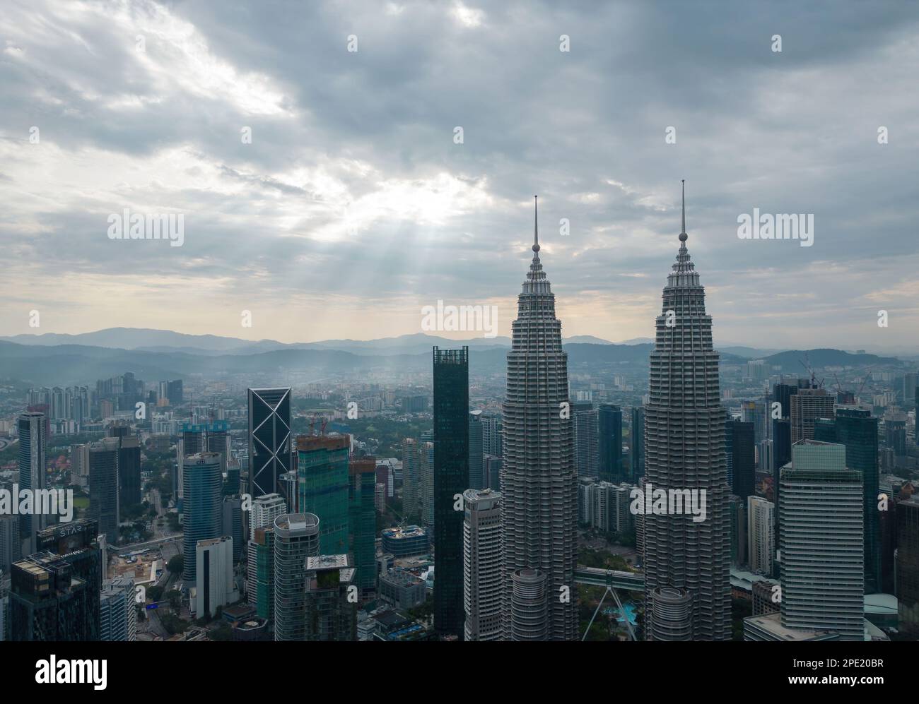 Bukit Bintang, Kuala Lumpur, Malaysia - Dec 25 2022: The city's iconic ...