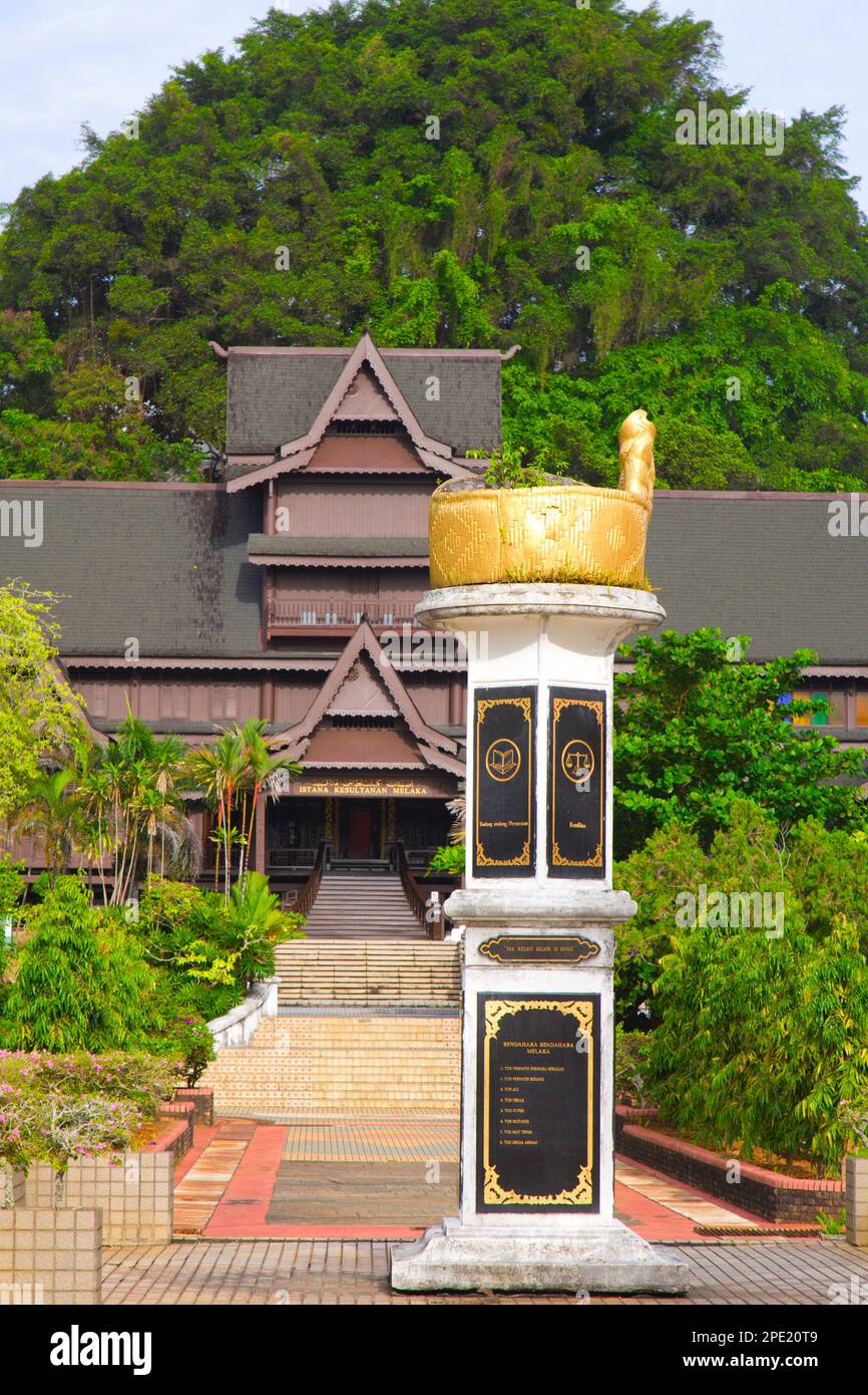 Malaysia, Melaka, Malacca, Sultanate Palace, Museum Stock Photo - Alamy