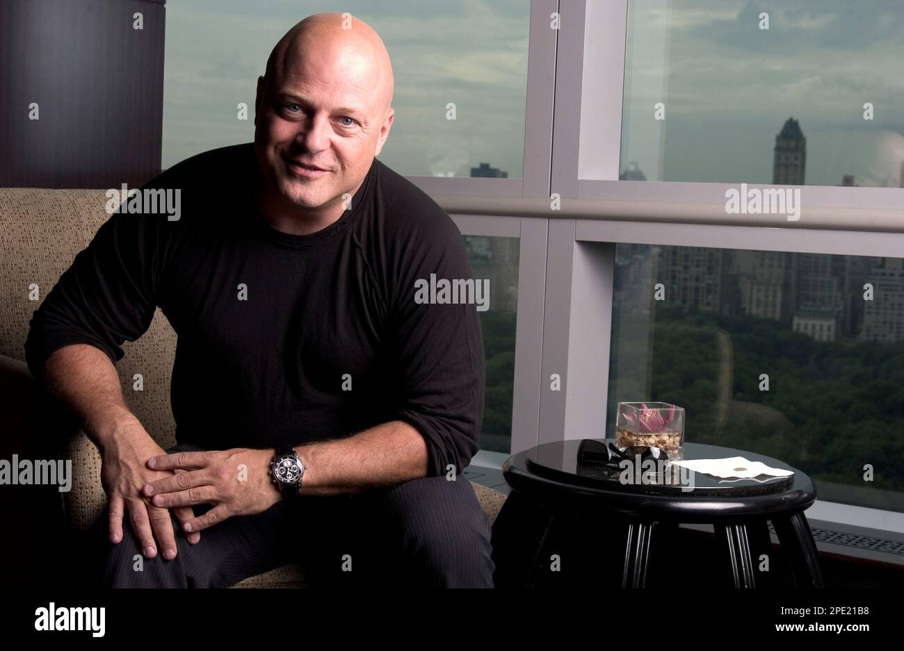 Actor Michael Chiklis poses at the Mandarin Oriental Hotel in New York ...