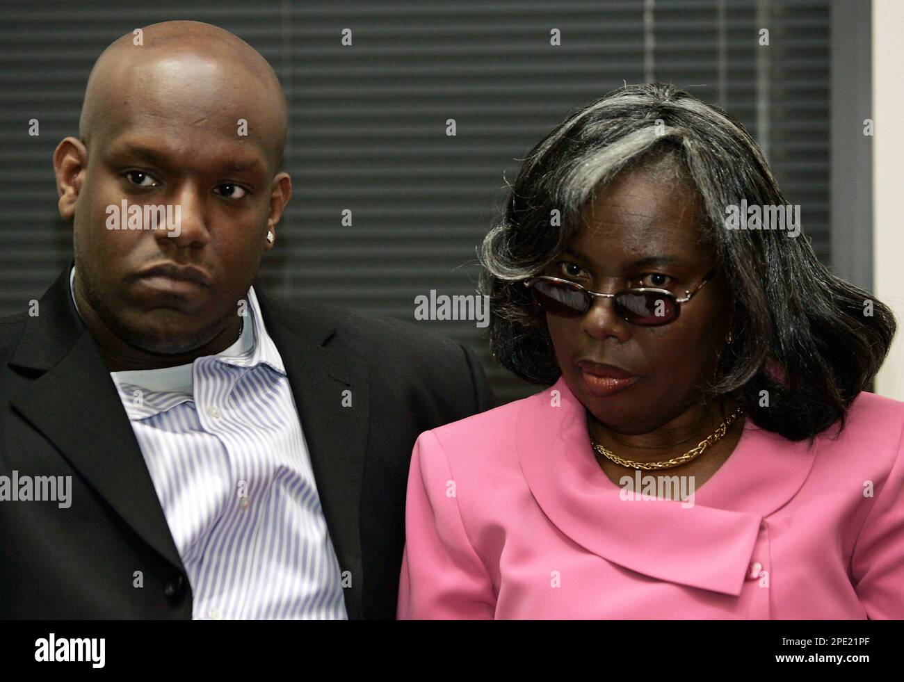 Wayne Barrow, Notorious B.I.G.'s former co-manager, left and Voletta ...