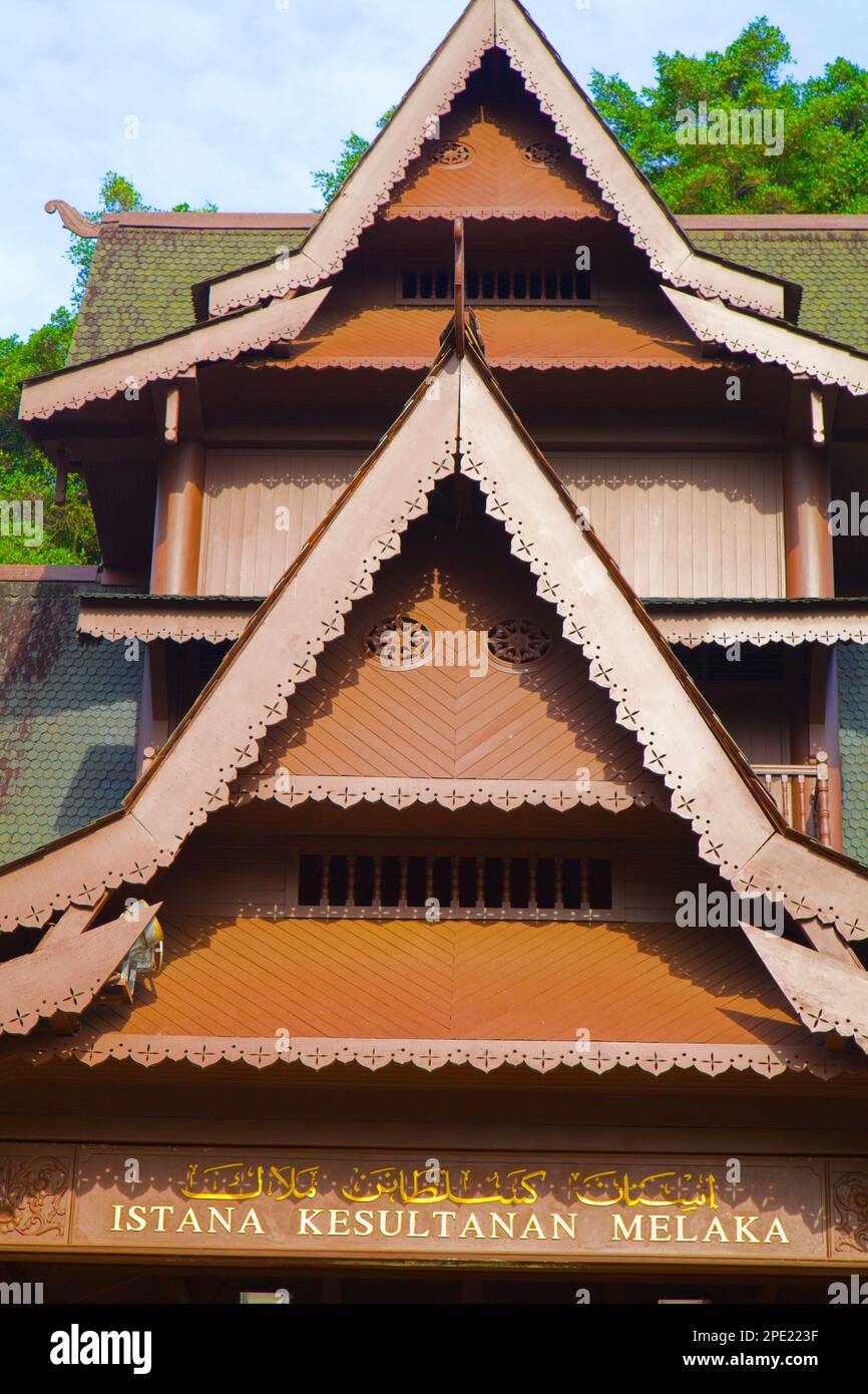Malaysia, Melaka, Malacca, Sultanate Palace, Museum Stock Photo - Alamy
