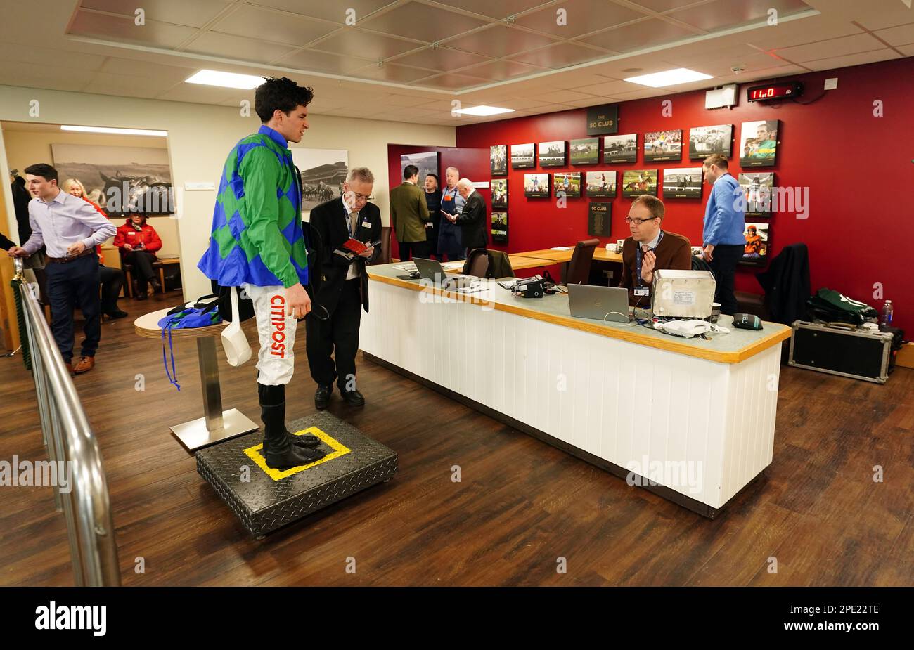 Jockey Danny Mullins in the weighing room ahead of the Ballymore ...