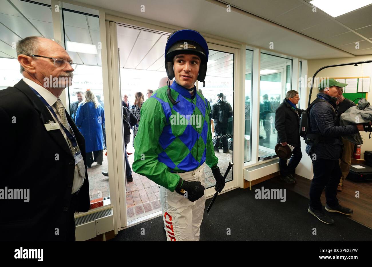 Jockey Danny Mullins in the weighing room ahead of the Ballymore ...