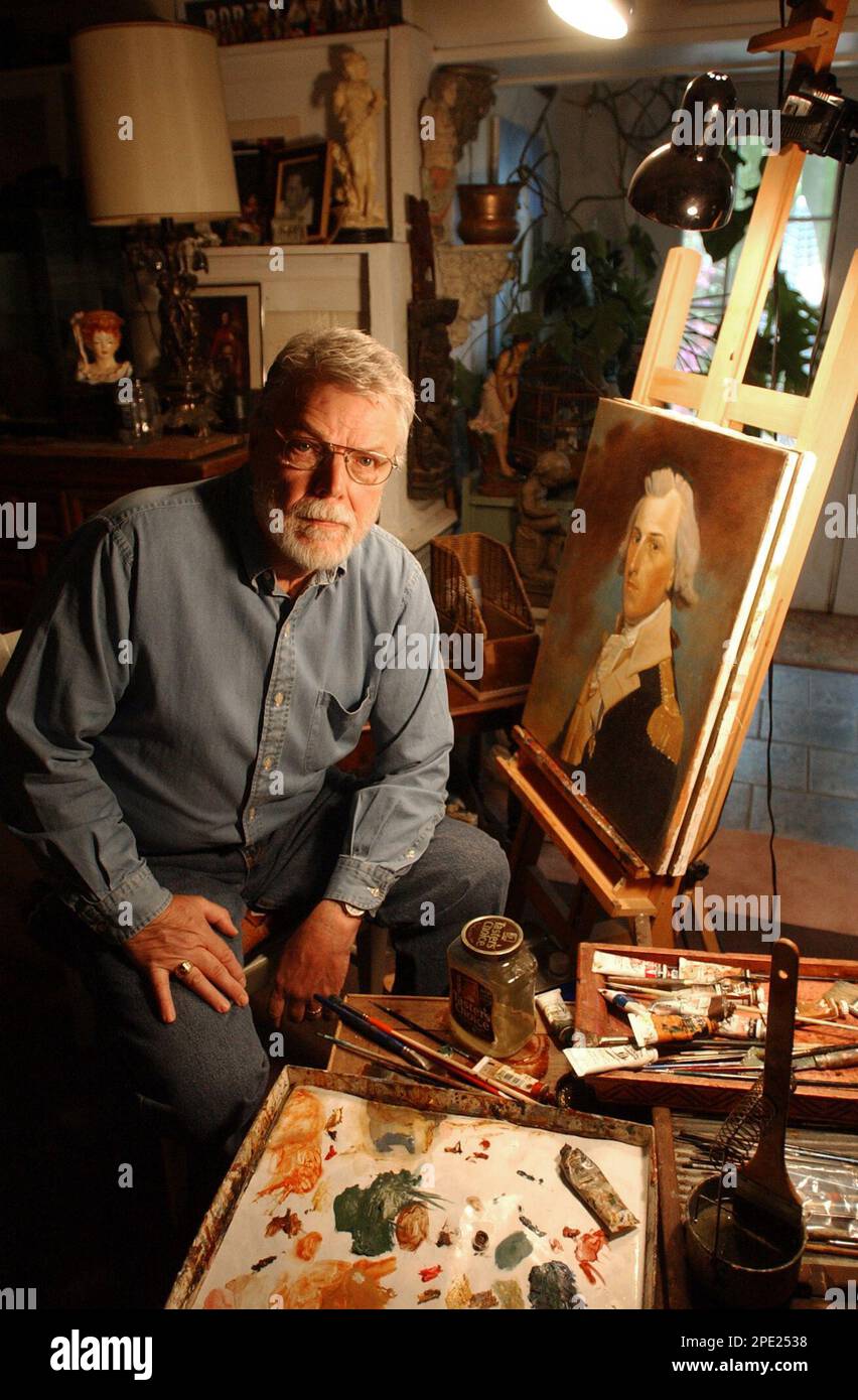 Robert Connell is shown in his studio June 27, 2005, in McMurray, Pa ...