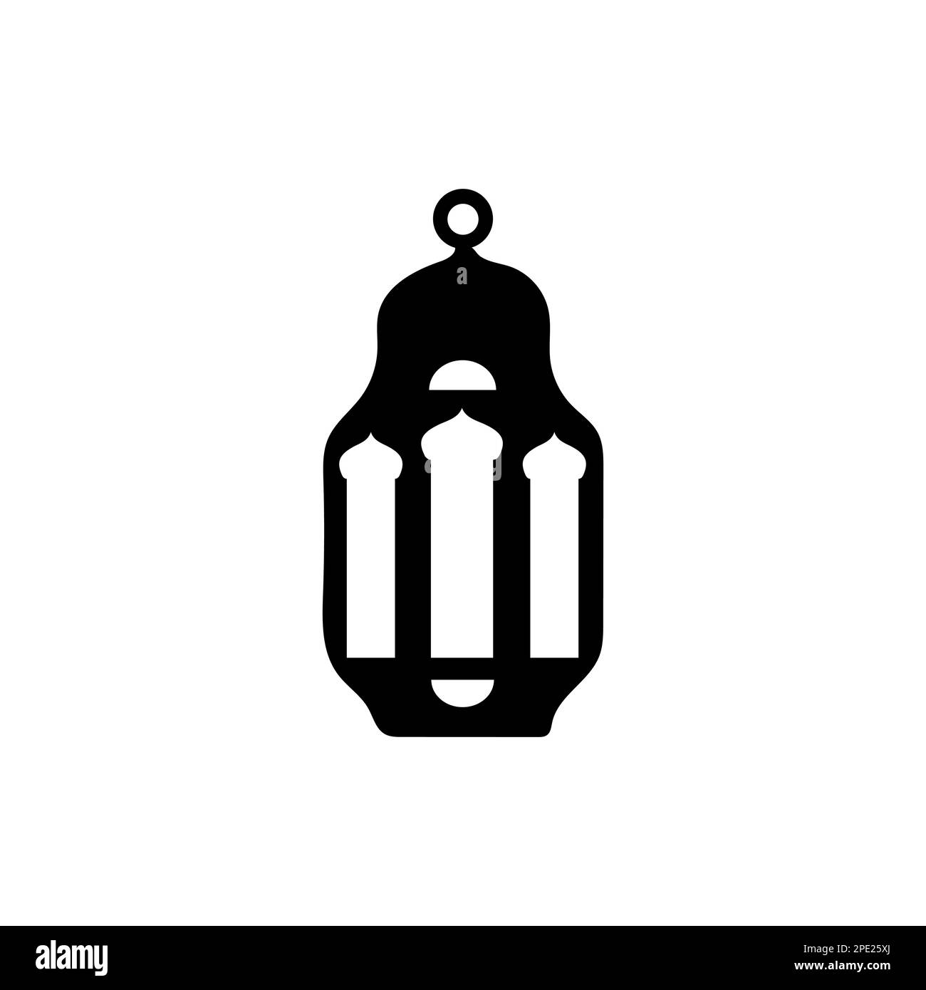 Islamic Lanterns Illustration Design, Islamic Silhouette Decoration ...