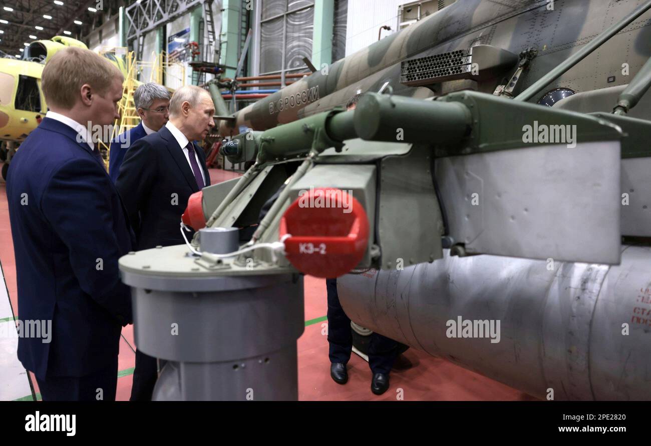 Ulan-Ude, Russia. 14th Mar, 2023. Russian President Vladimir Putin ...