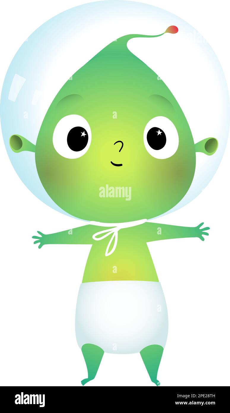 Cute Cartoon Baby Aliens