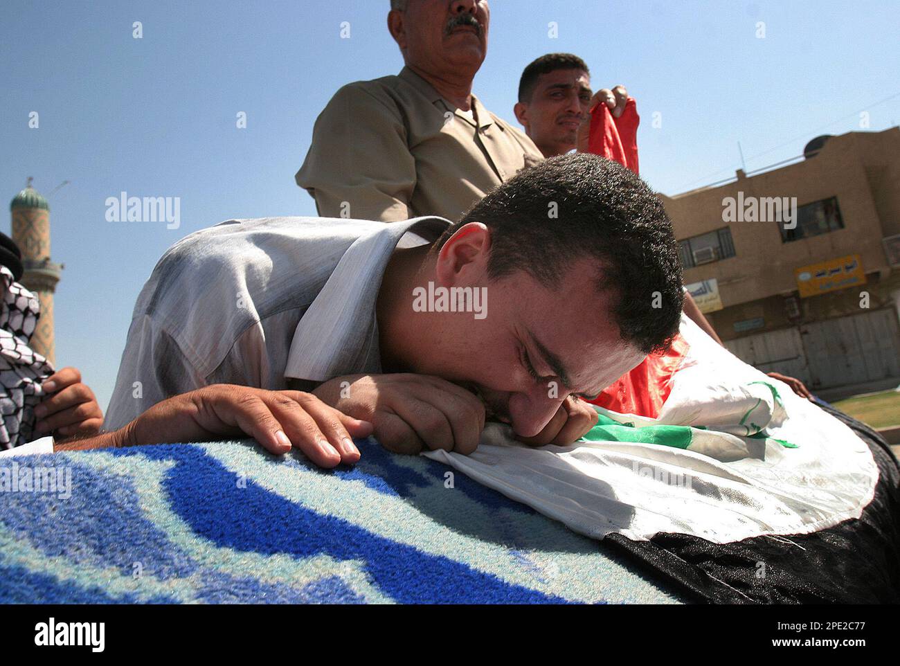 Basheer Yassin Salman, the brother of Iraqi policeman 1st Lt. Anmar ...