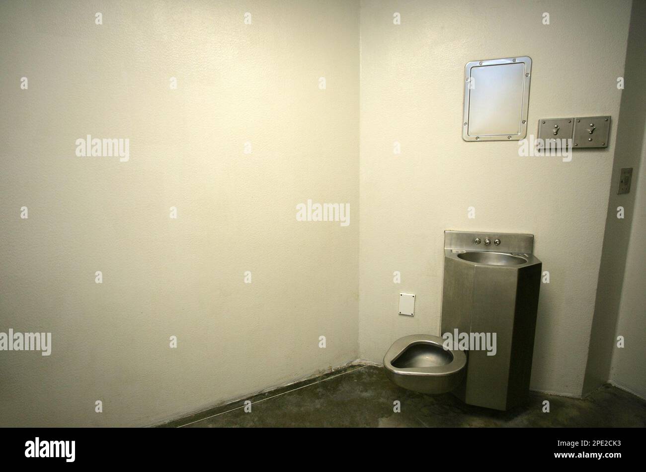 **FILE** In this image reviewed by the U.S. Military, a toilet and sink ...