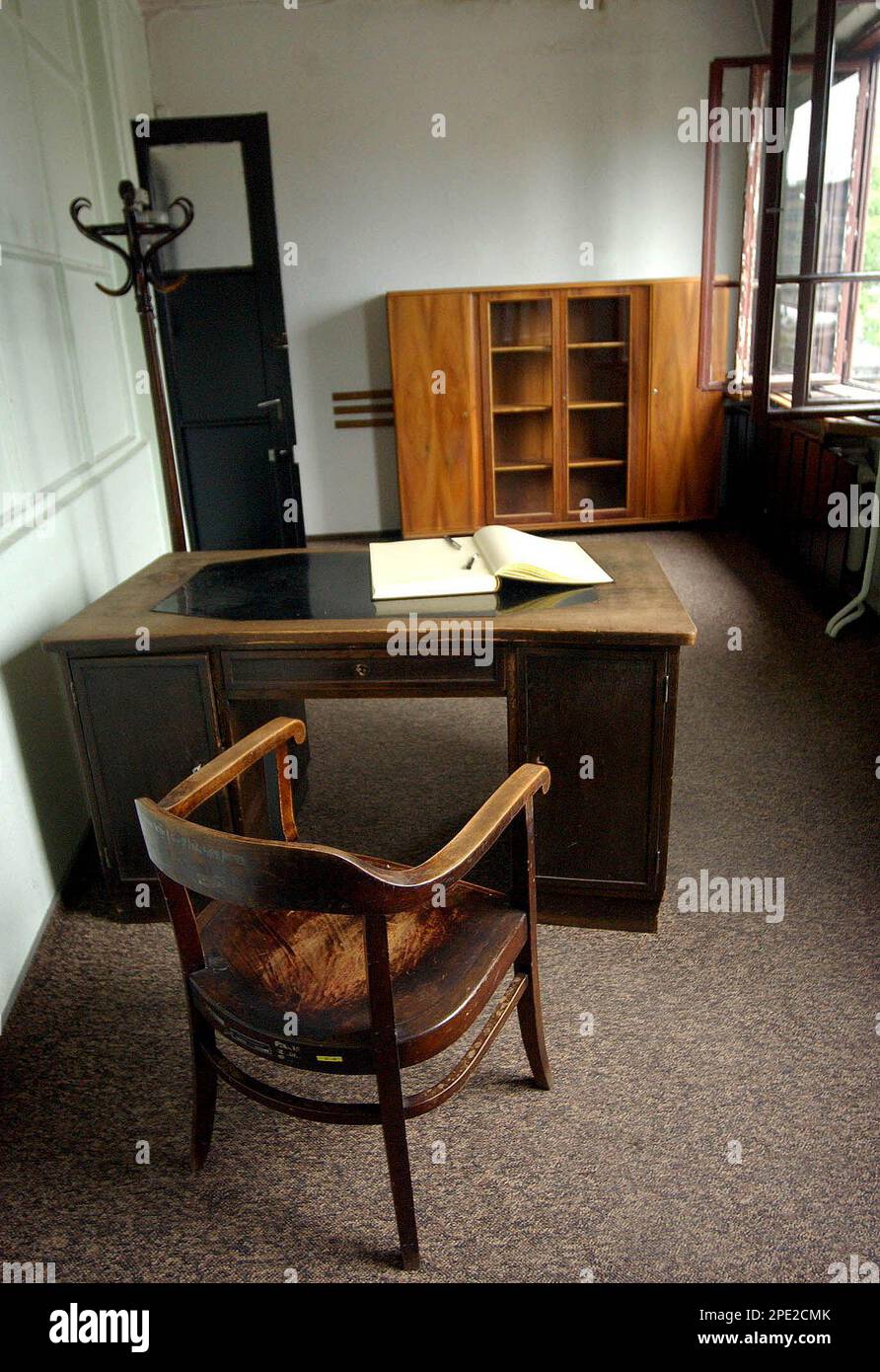 View in the office of Oskar Schindler's office in the original building ...