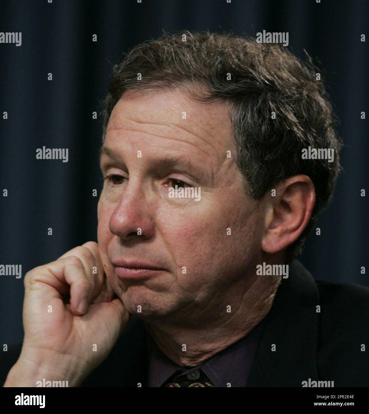 NASA Administrator Michael Griffin fields a question at a news ...