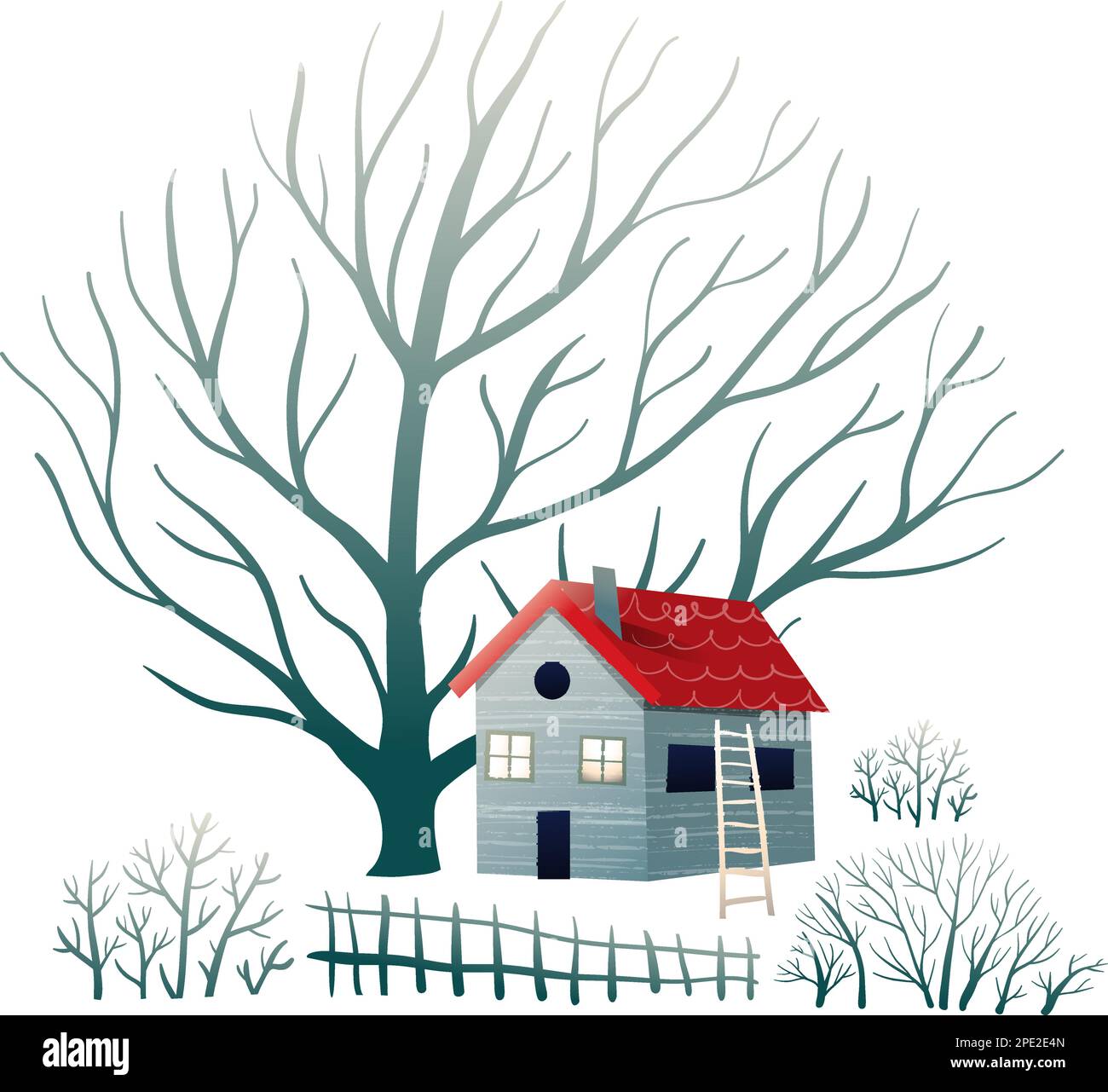 One story house Cut Out Stock Images & Pictures - Alamy