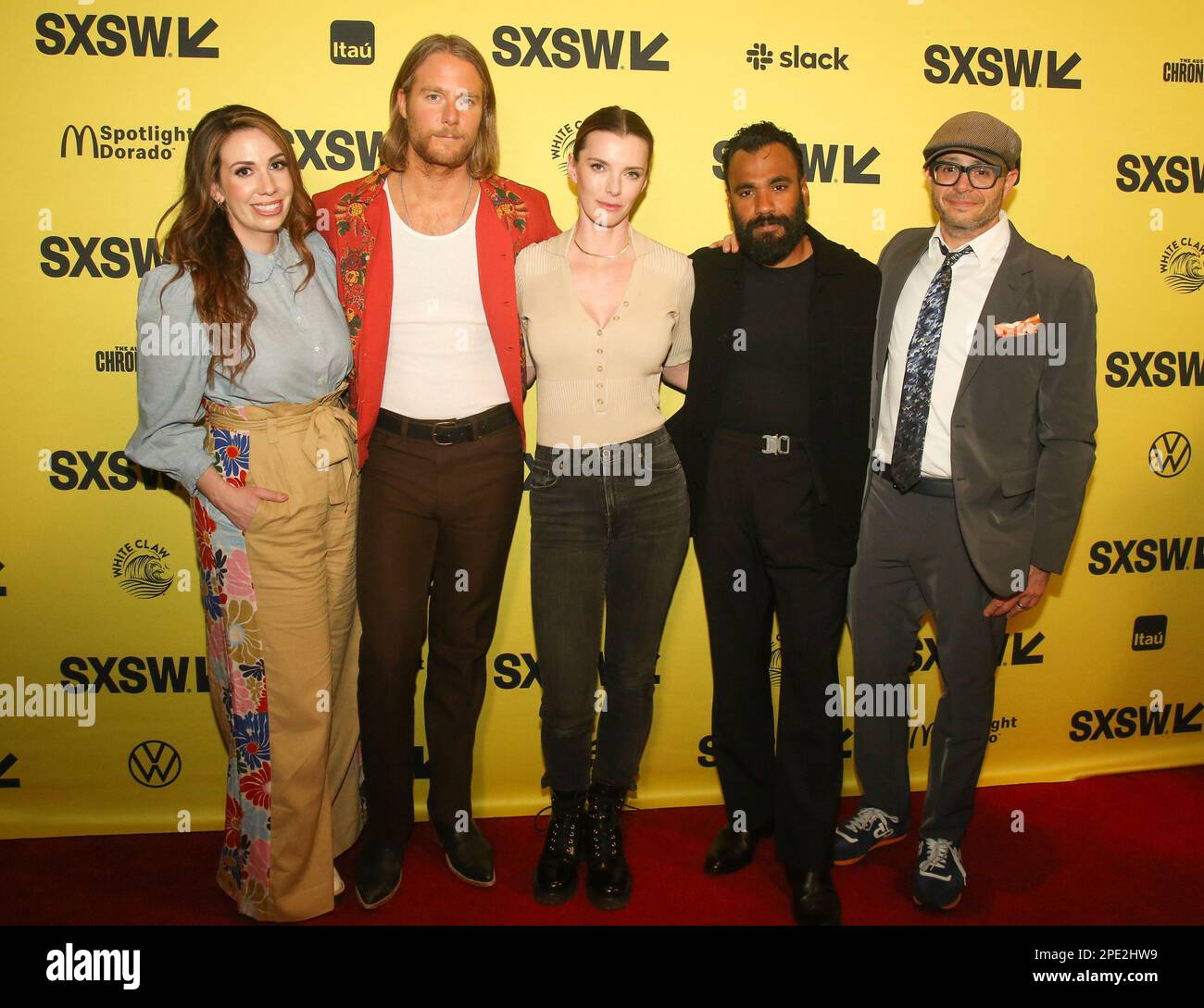 Tara Hernandez, Jake McDorman, Betty Gilpin, Andy McQueen and Damon ...