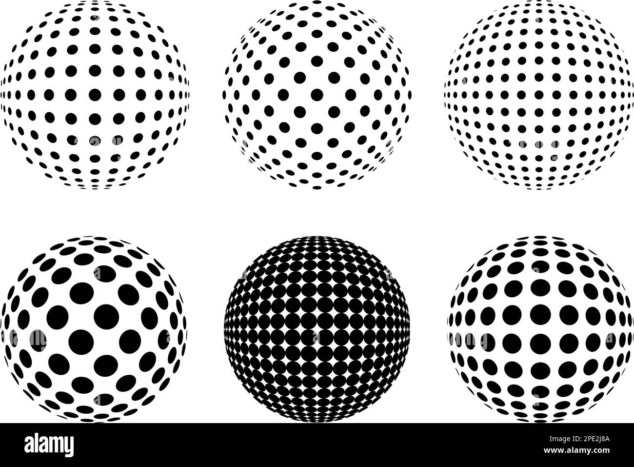 Set logo 3d abstract ball hi-res stock photography and images - Alamy