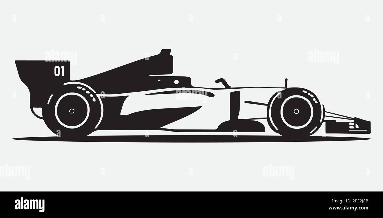 Formula race detailed car. Vector eps illustration Stock Vector Image ...