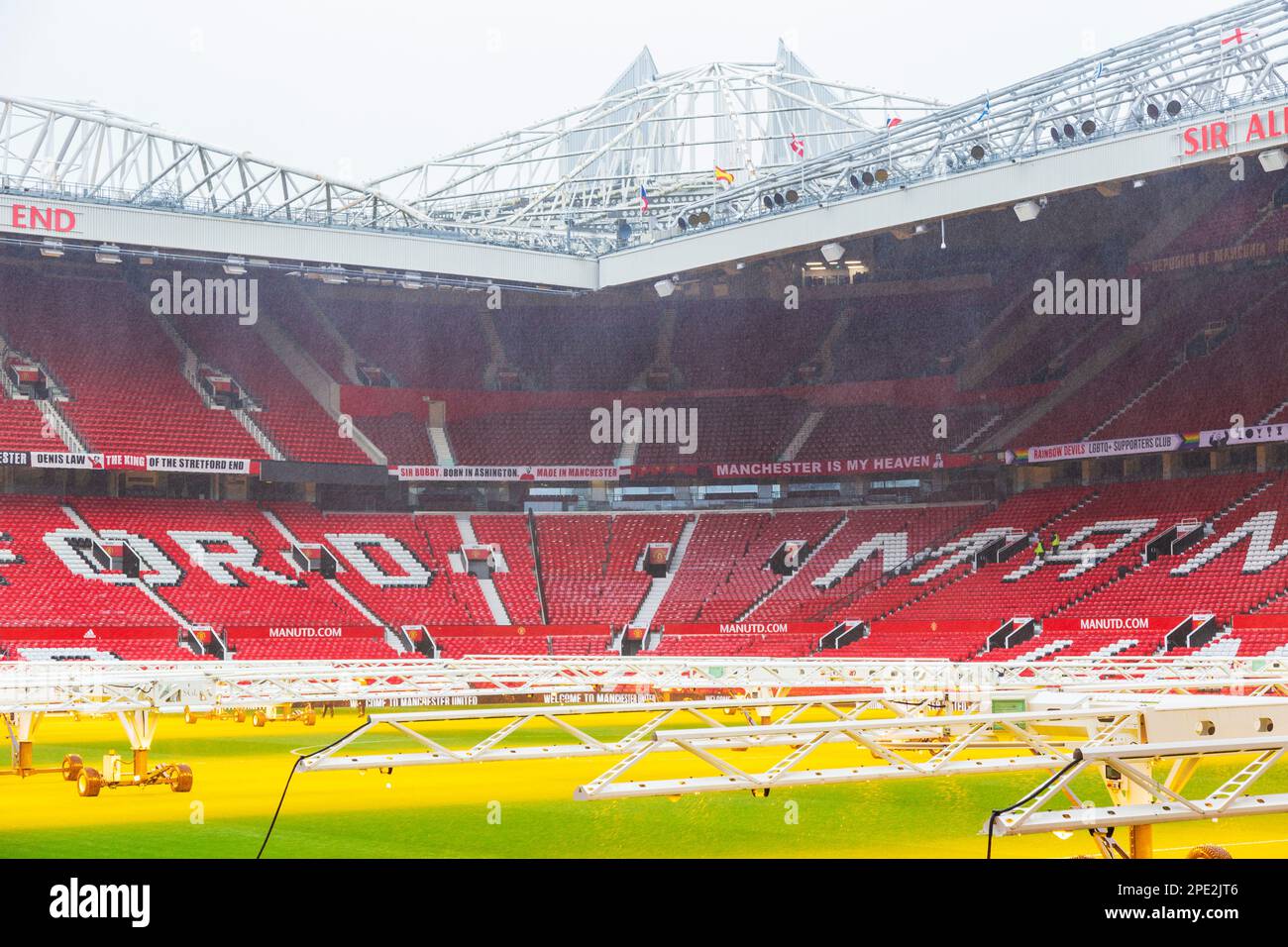 Manchester United Ground at Old Trafford on a Non-Match Day with ...