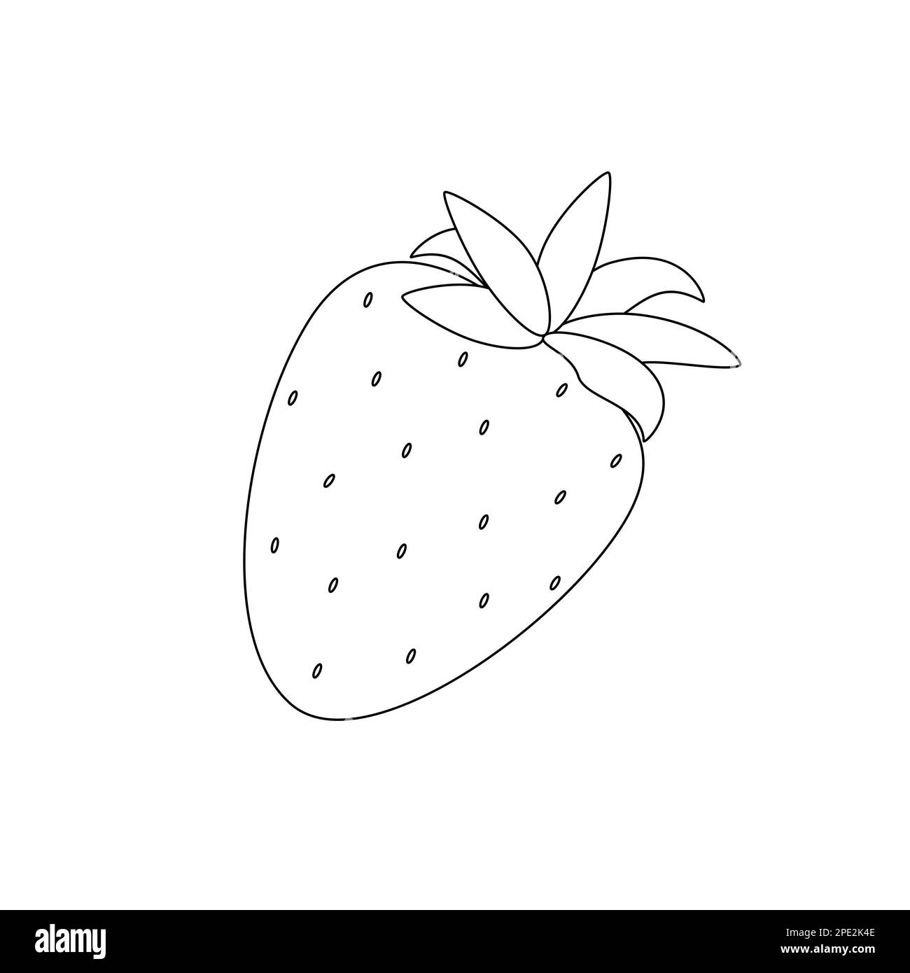 Strawberry Outline