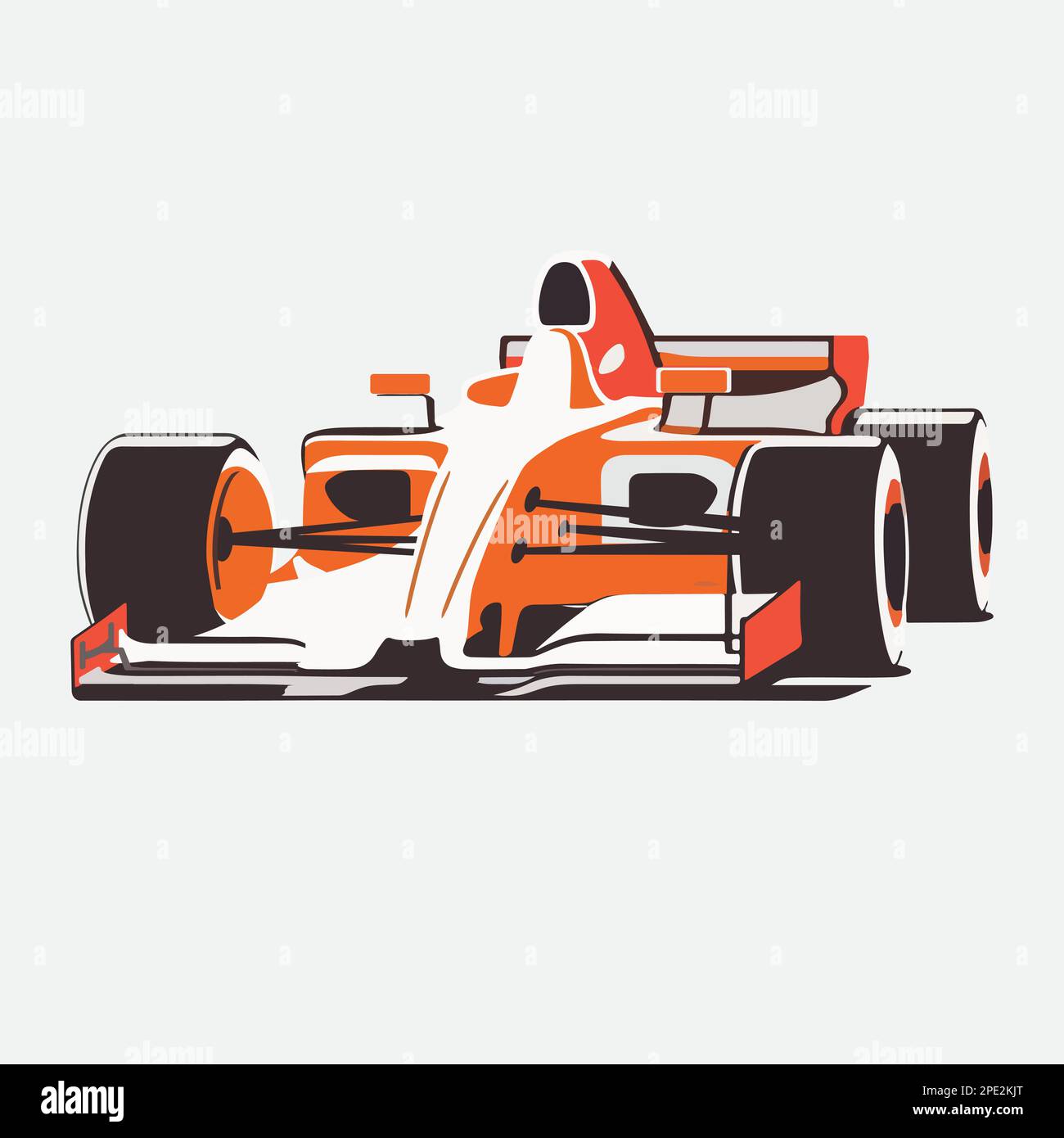 Formula race detailed car. Vector eps illustration Stock Vector Image ...