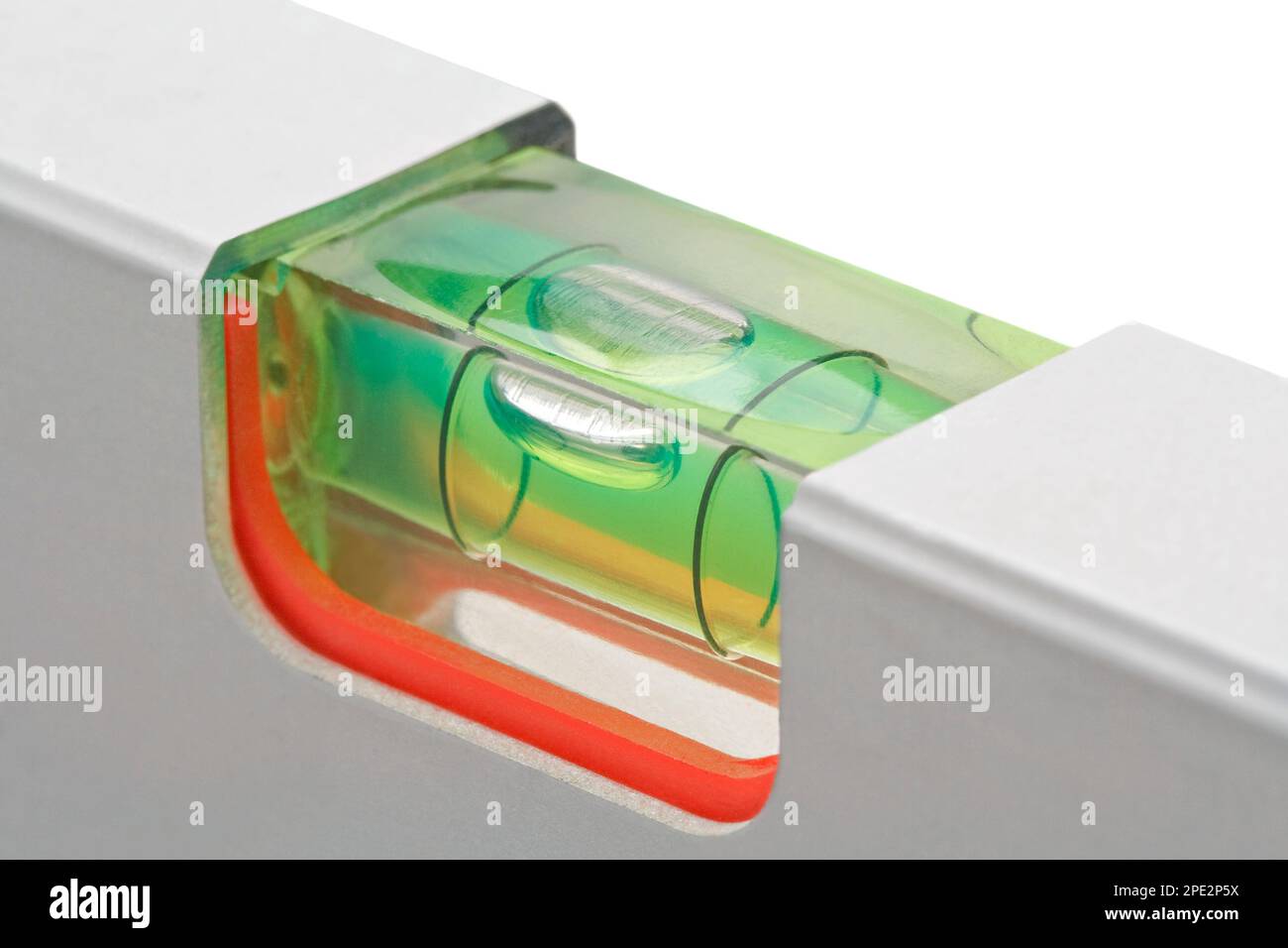 Spirit level for construction work, detail Stock Photo - Alamy
